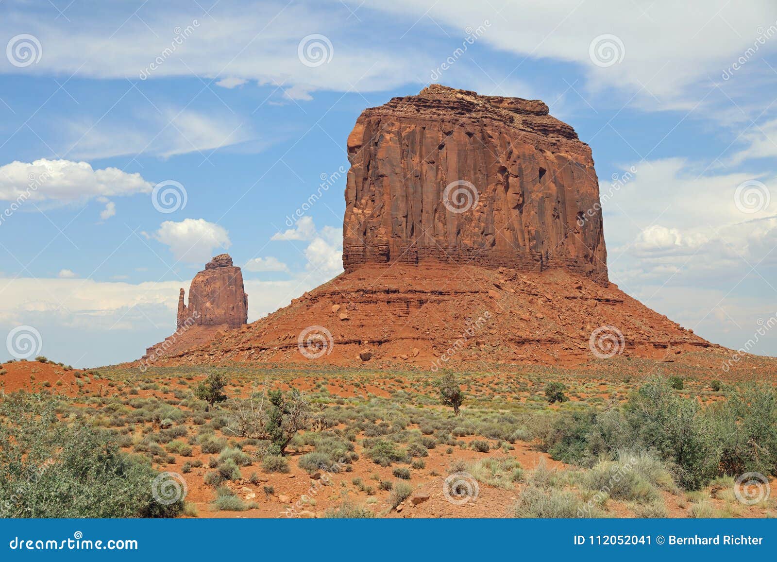 Rock Formation in Monument Valley in Arizona Stock Image - Image of ...