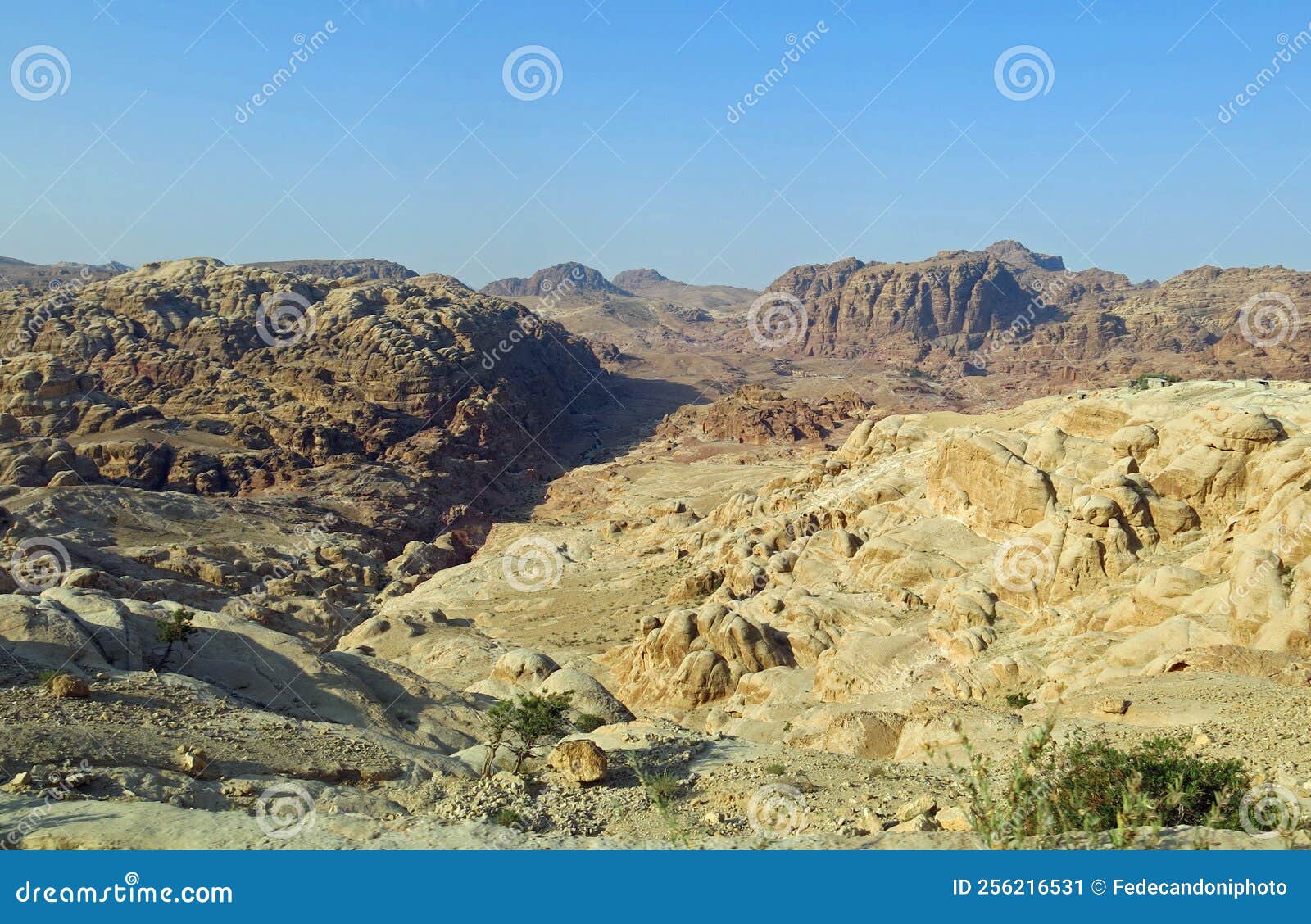 Rock Formation Near the Middle Eastern Desert with No People Stock ...