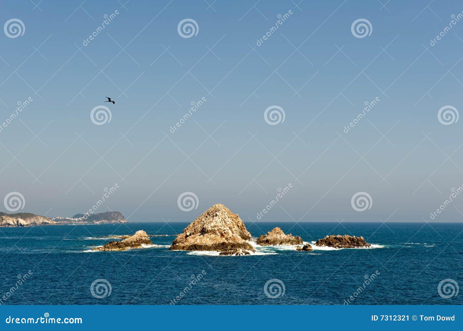 Rock formation in ocean stock image. Image of rock, outdoor - 7312321