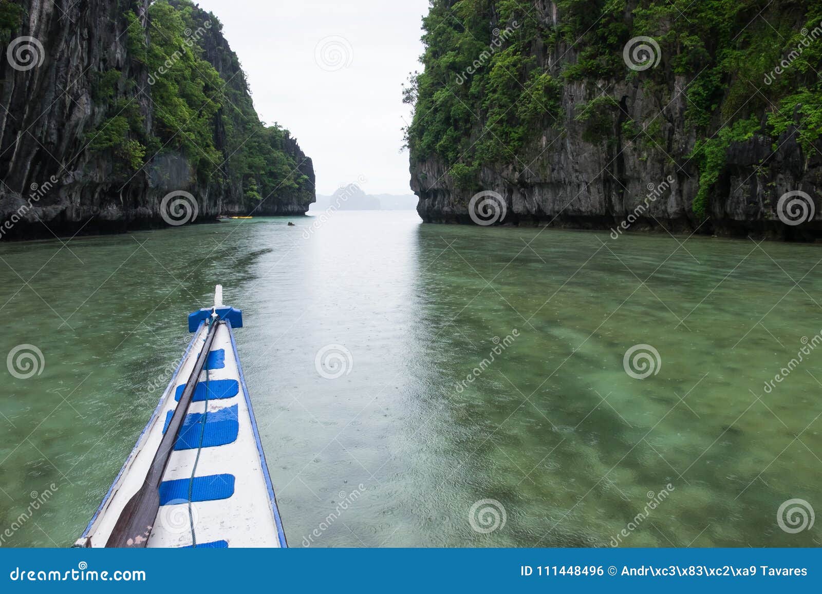 Rock Formation in the Ocean - El Nido, Palawan, Philippines Stock Photo ...