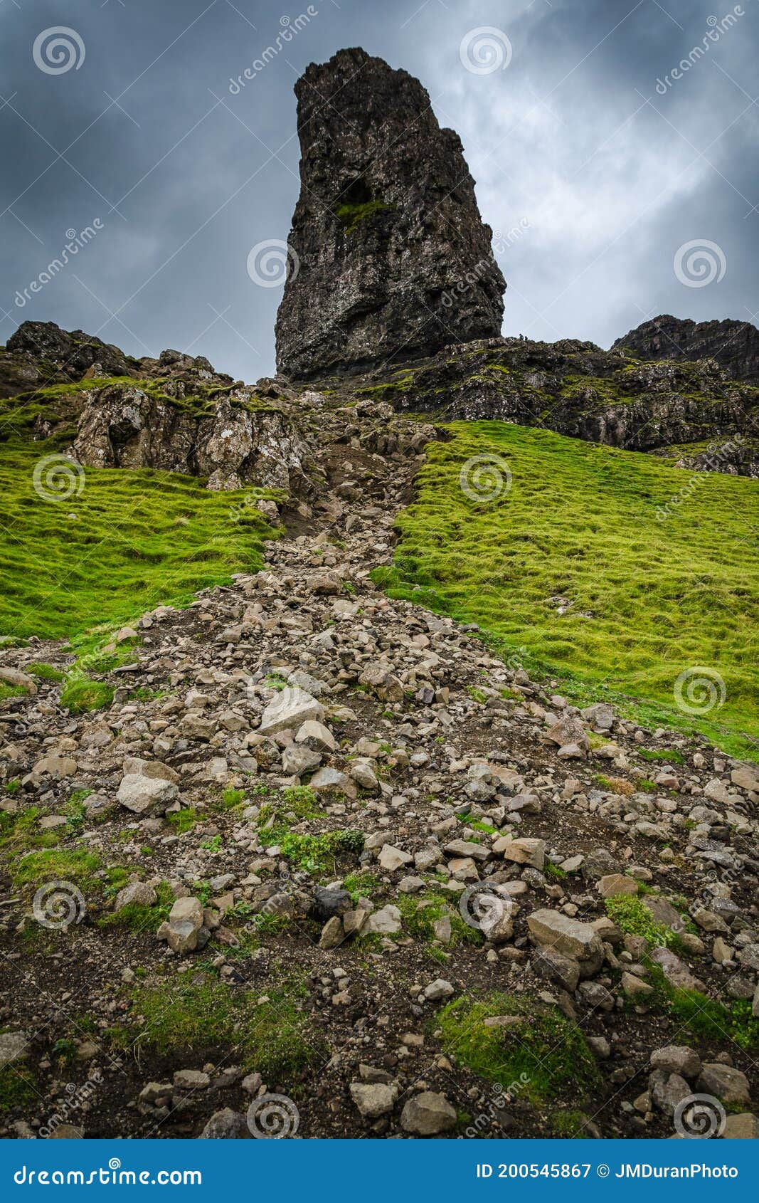 A Rock Formation in Old Man of Storr, Isle of Skye, Scotland Stock ...