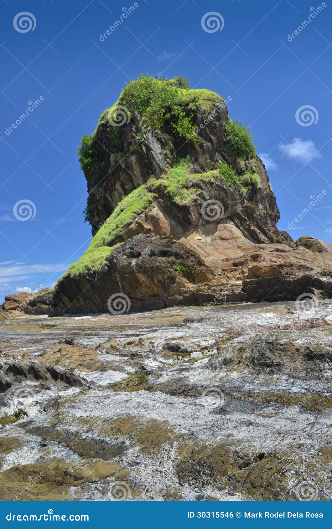 Rock Formation Background. Banner Pattern Royalty-Free Stock ...