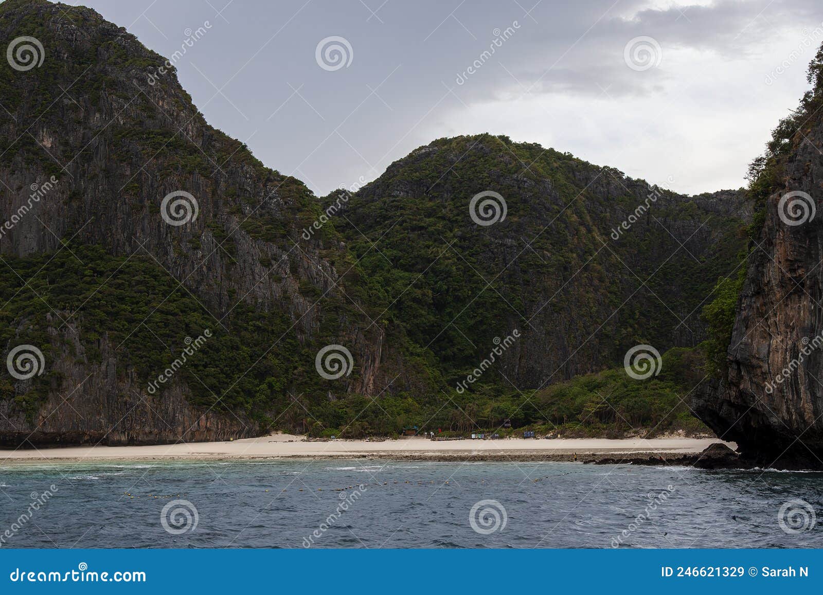 Rock Formation Phi Phi Islands, Thailand Stock Image - Image of siam ...