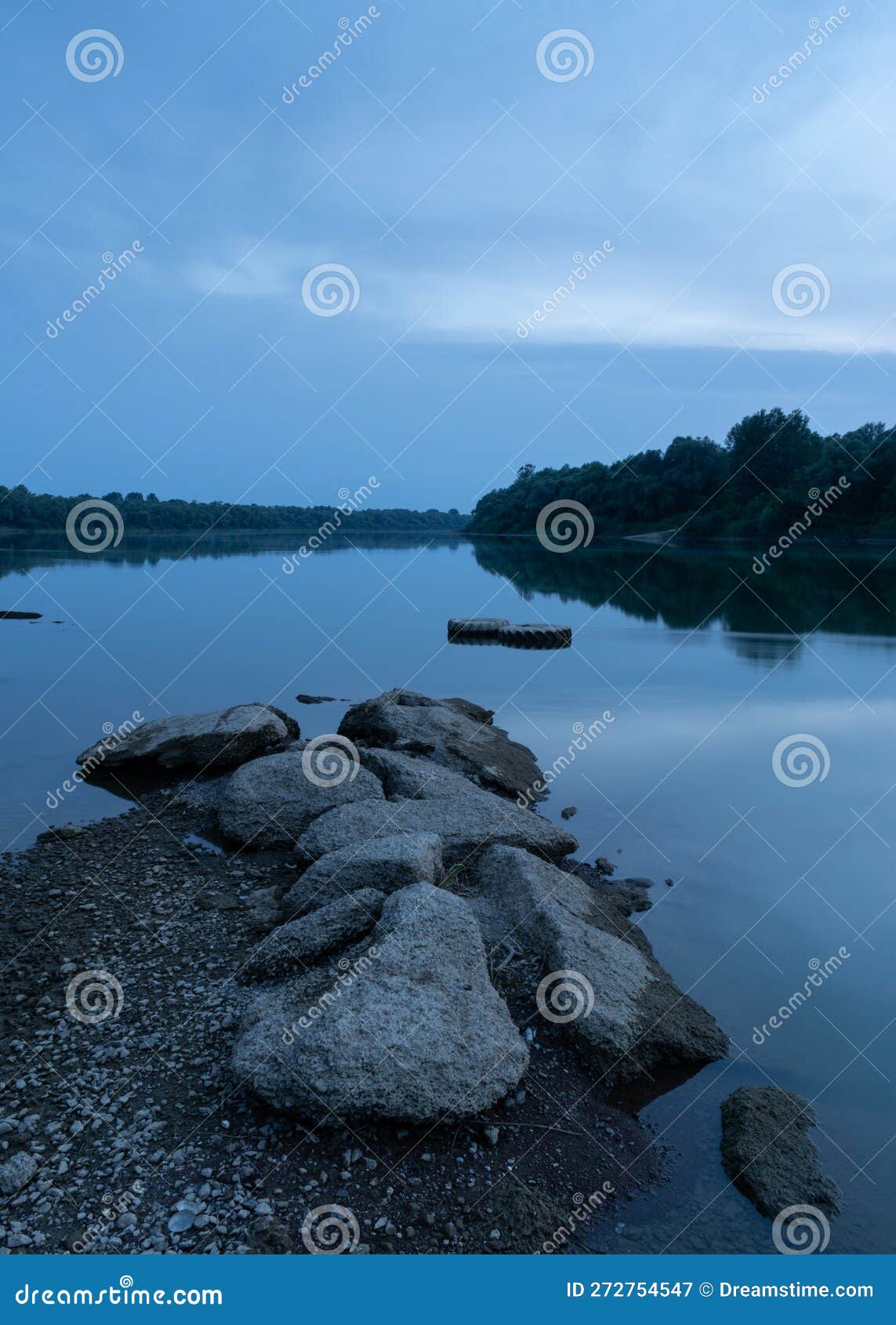 Rock Formation in River during Summer Low Water Level Stock Image ...