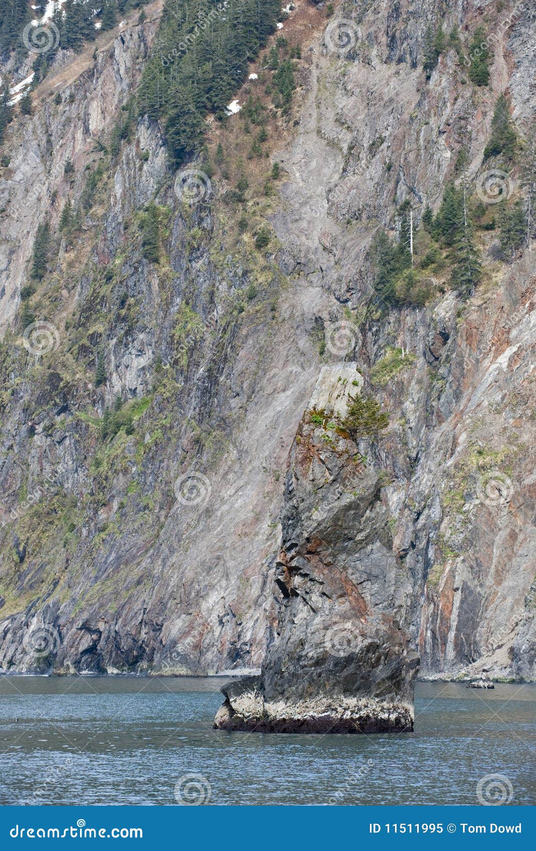 Rock Formation and Sea Cliff Stock Image - Image of geologic, rocks ...