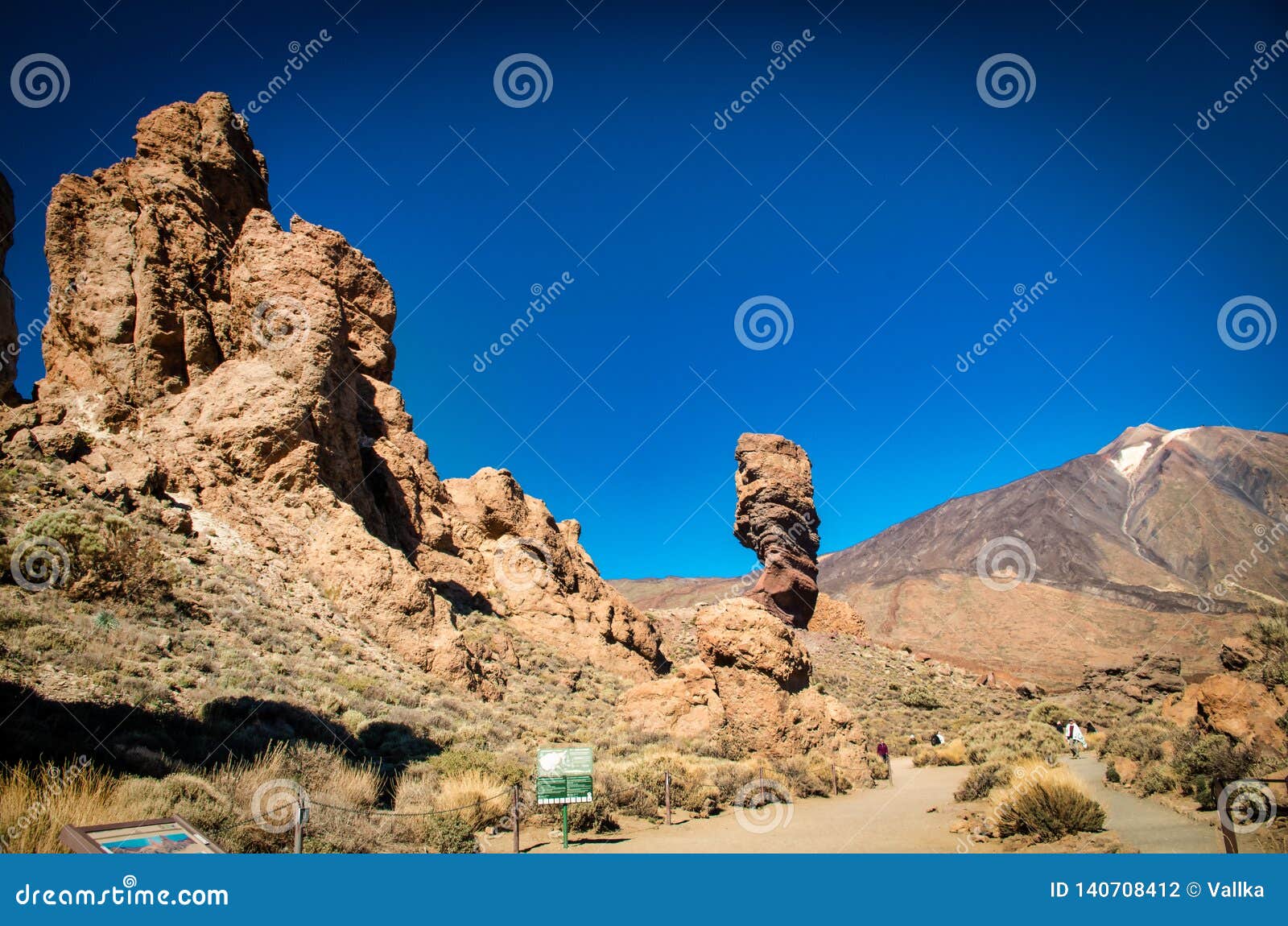 Rock Formation in Teide National Park Stock Photo - Image of color ...