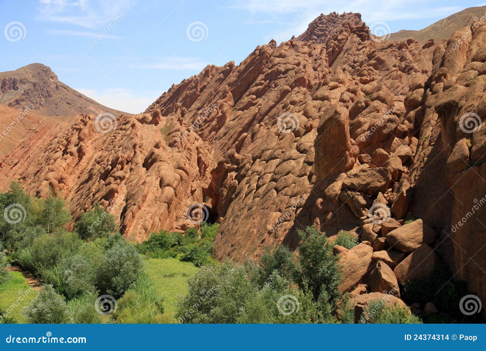 Rock formations in Morocco stock photo. Image of adventure - 24374314
