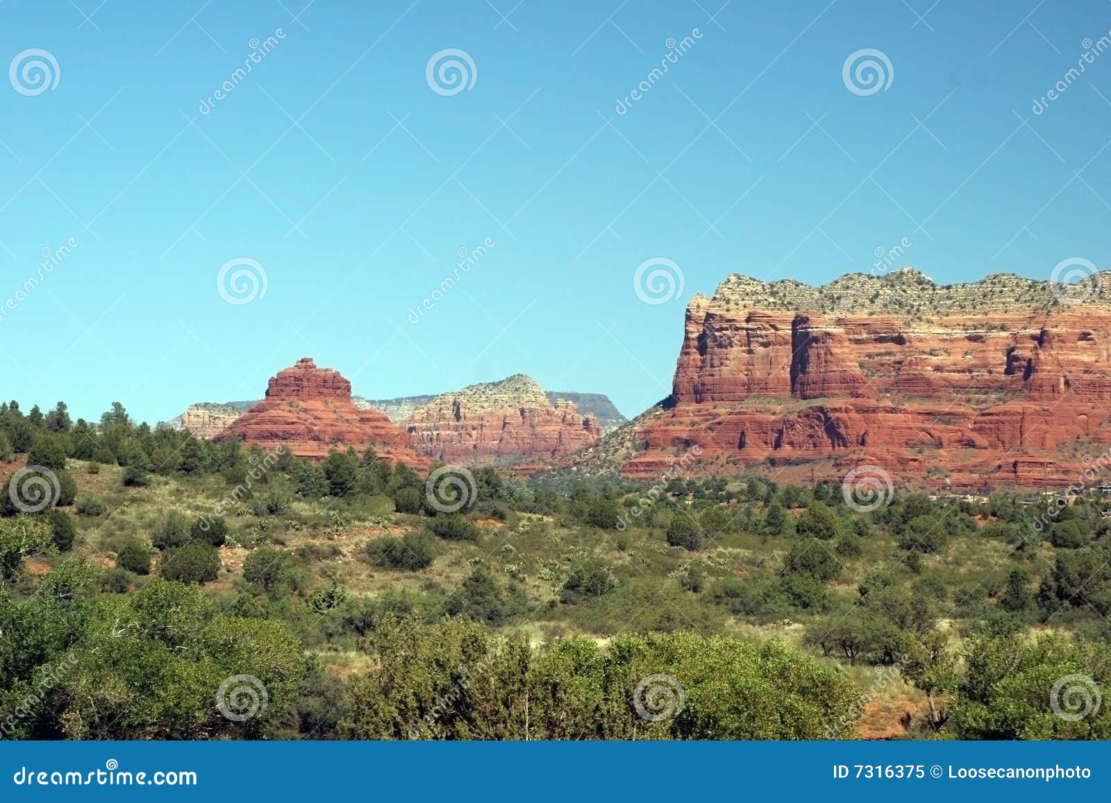 Rock formations stock image. Image of rock, nature, arizona - 7316375