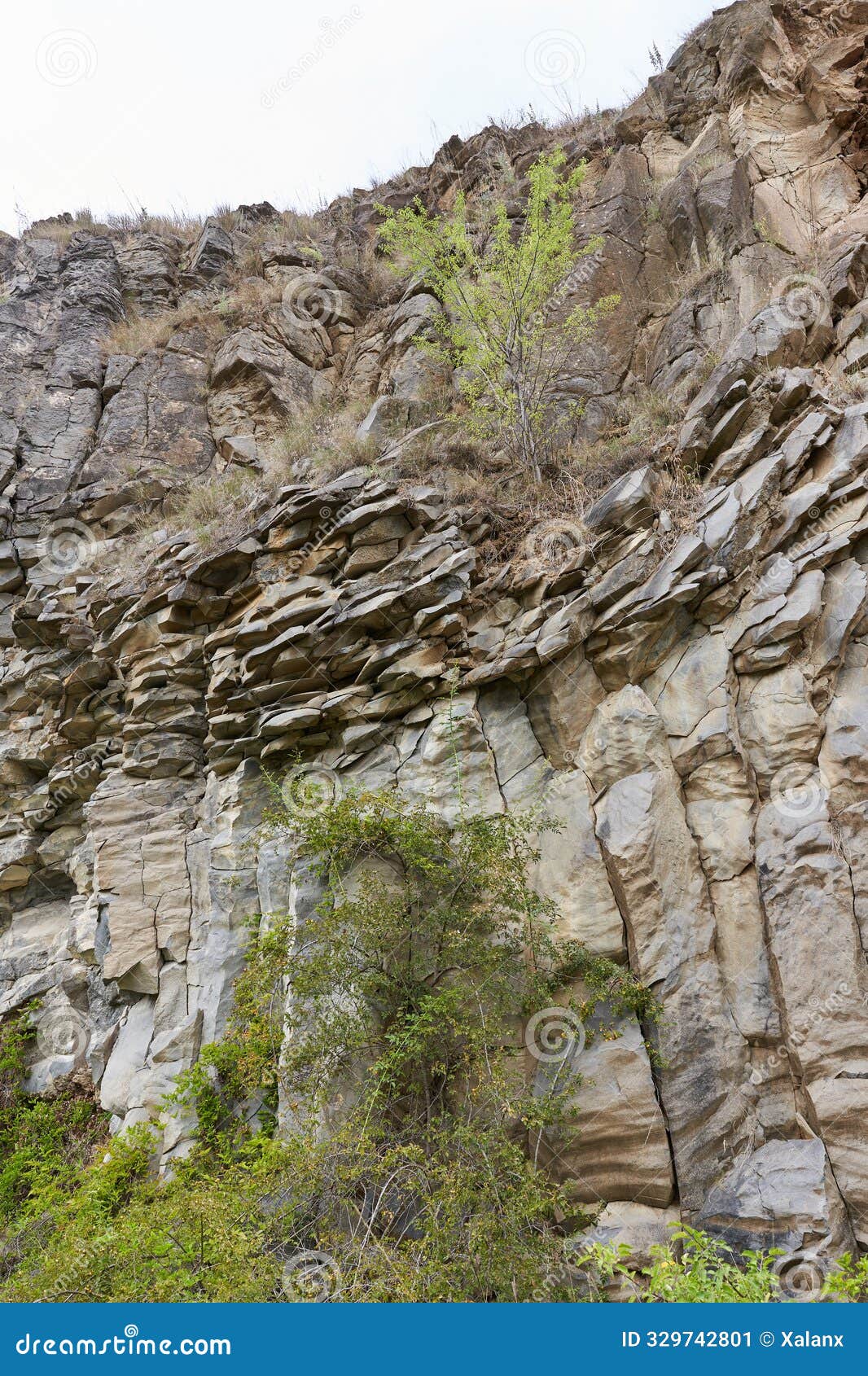 Rock Formations in an Abandoned Quarry Stock Image - Image of rock ...