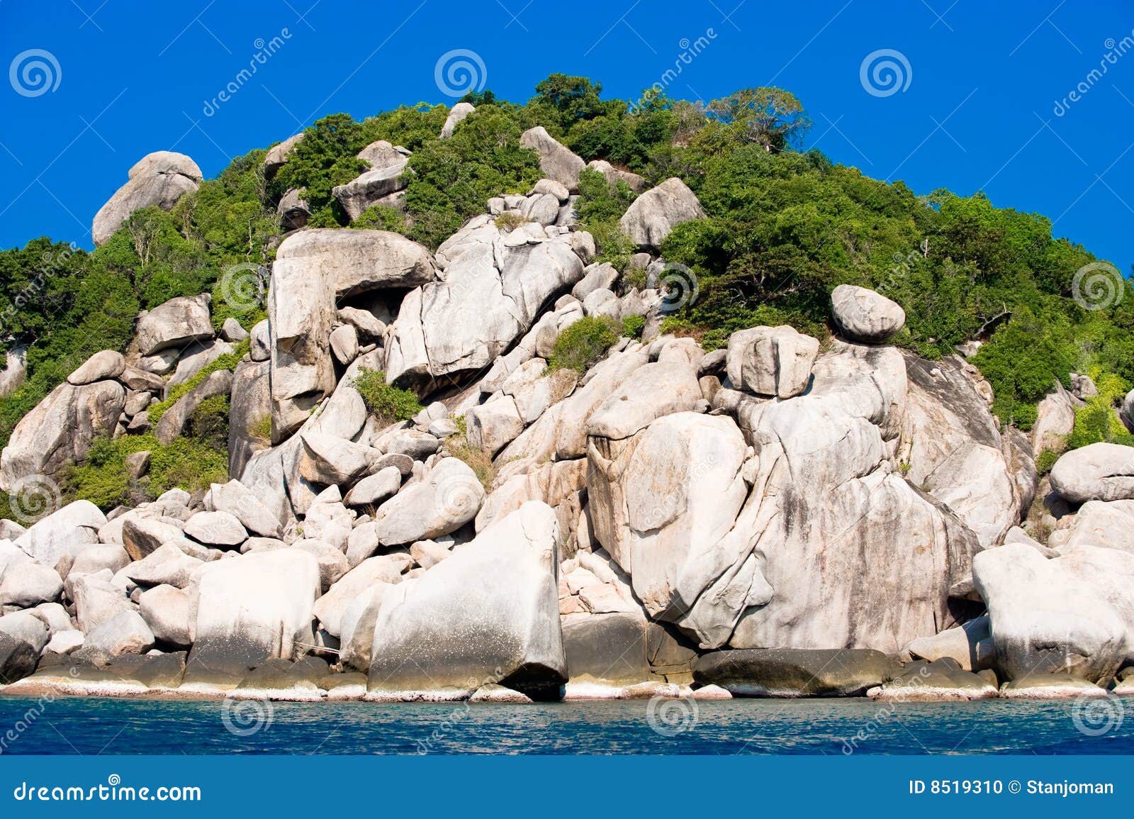 Rock Formations Along the Coast Stock Photo - Image of vacation ...