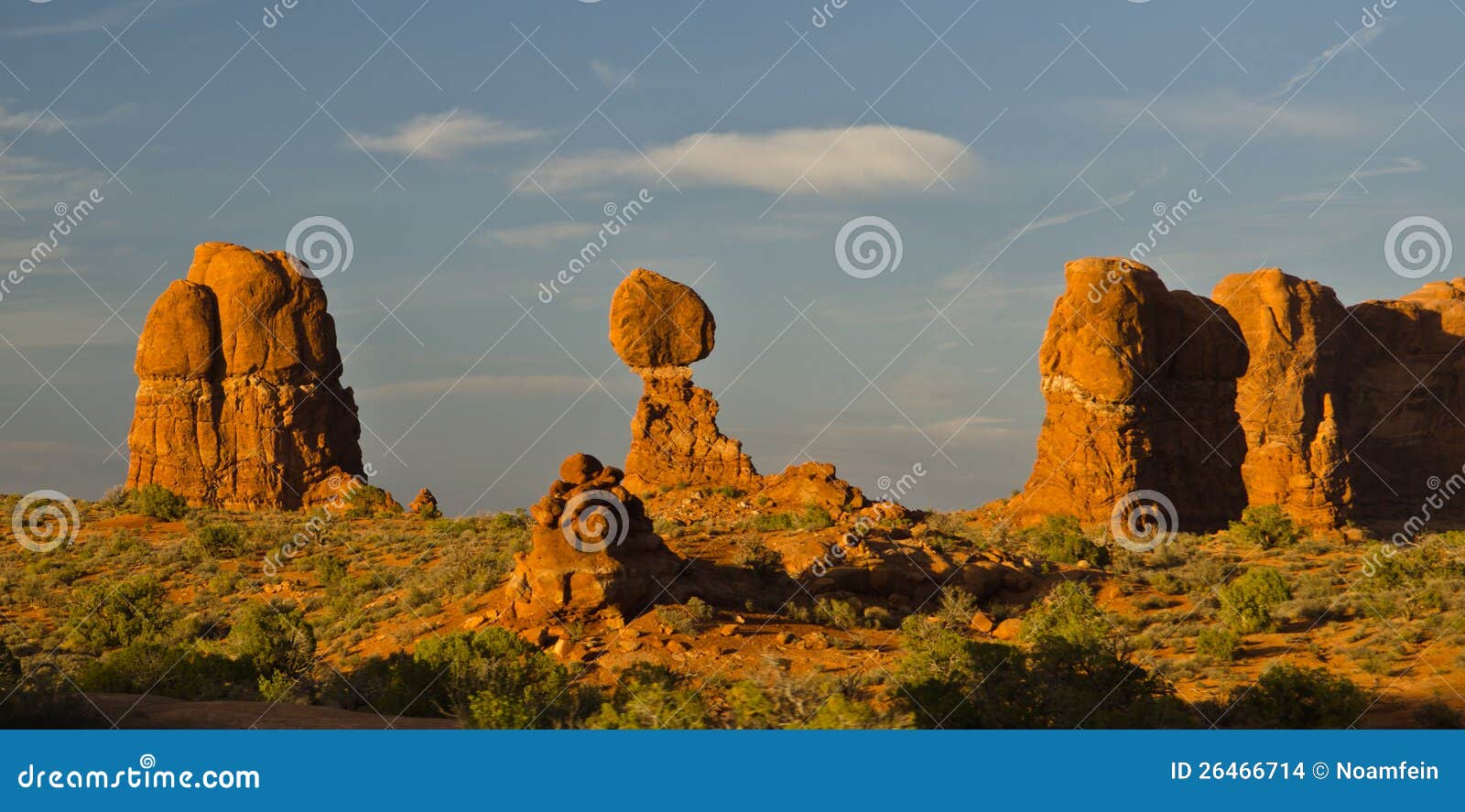 Rock Formations in Arches National Park Stock Photo - Image of national ...