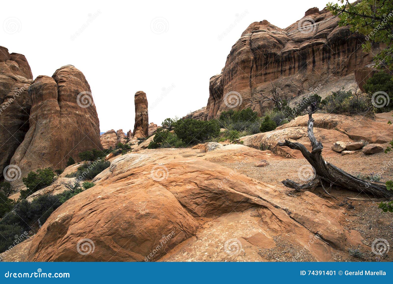 Rock Formations, Arches National Park, Moab Utah Stock Image - Image of ...
