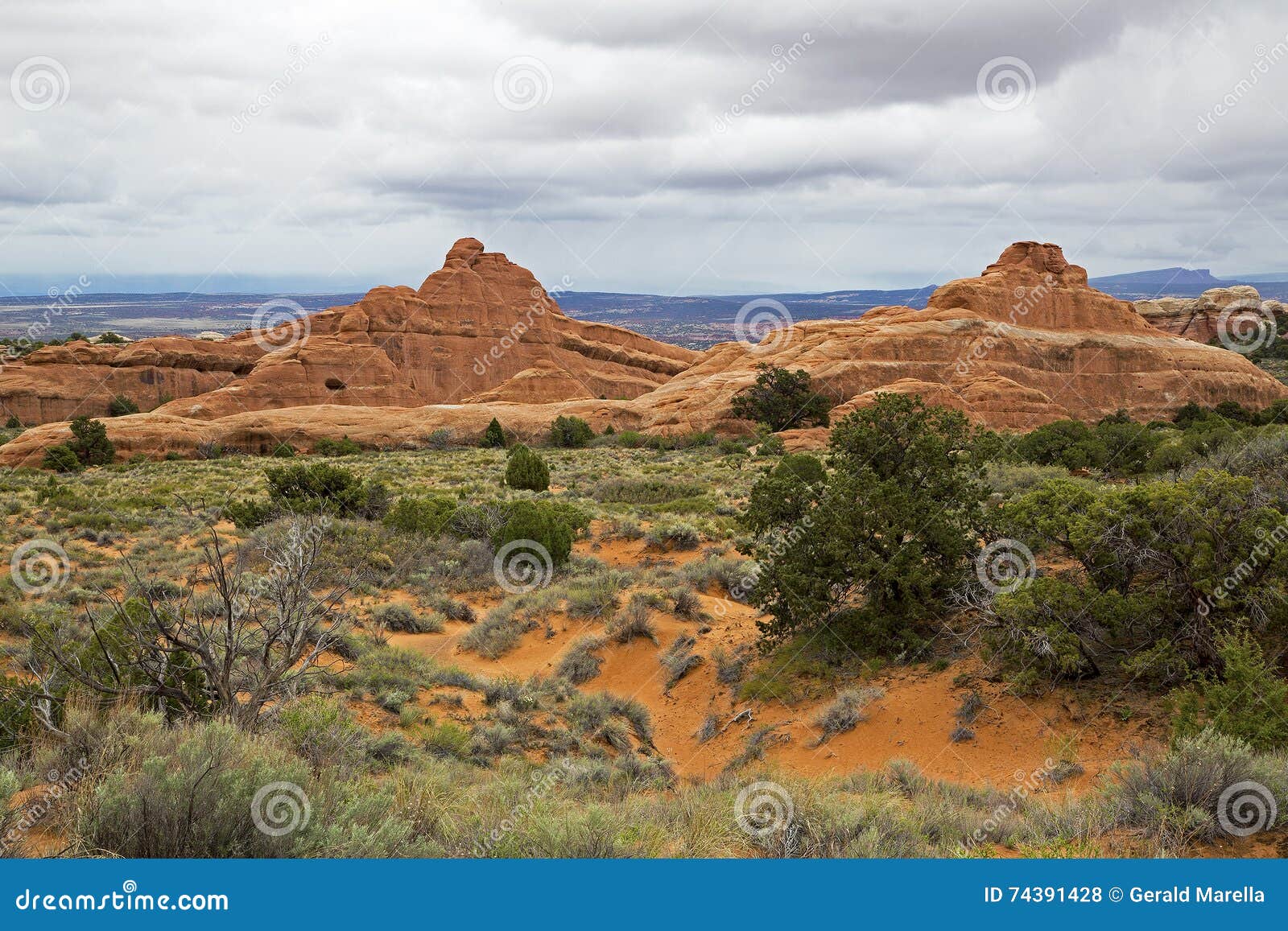 Rock Formations, Arches National Park, Moab Utah Stock Photo - Image of ...