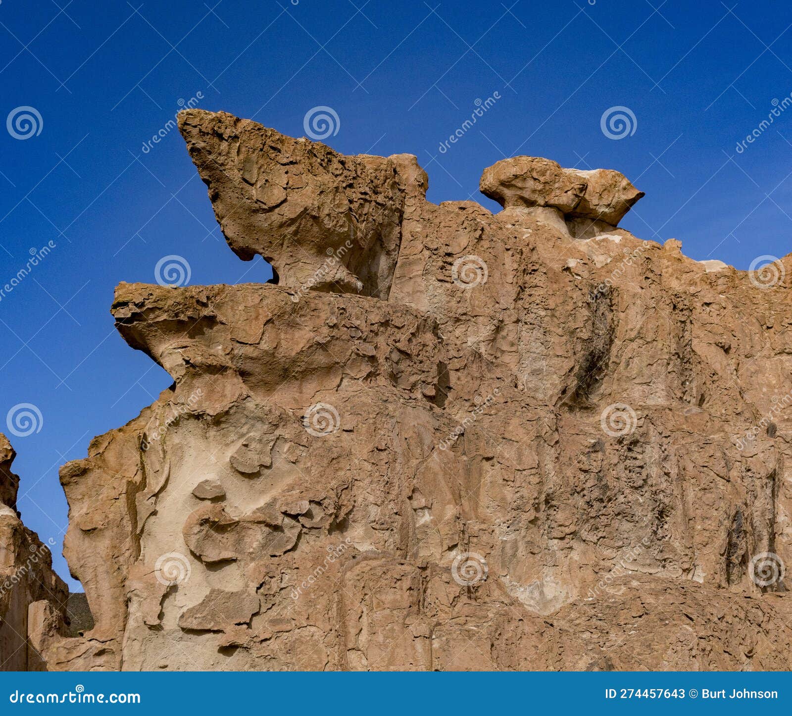 Rock Formations in Bolivia at 16,000 Feet Elevation, Carved by Constant ...