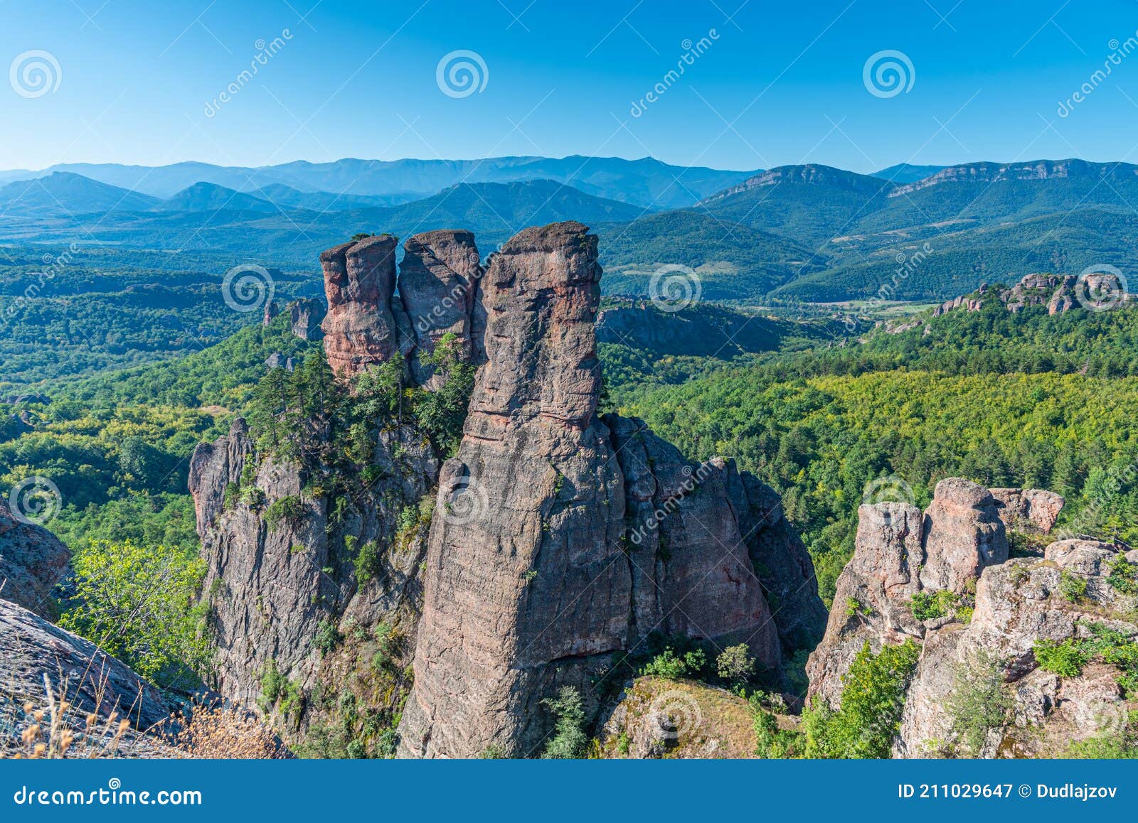 Rock Formations Called Belogradchik Rocks in Bulgaria Stock Image ...