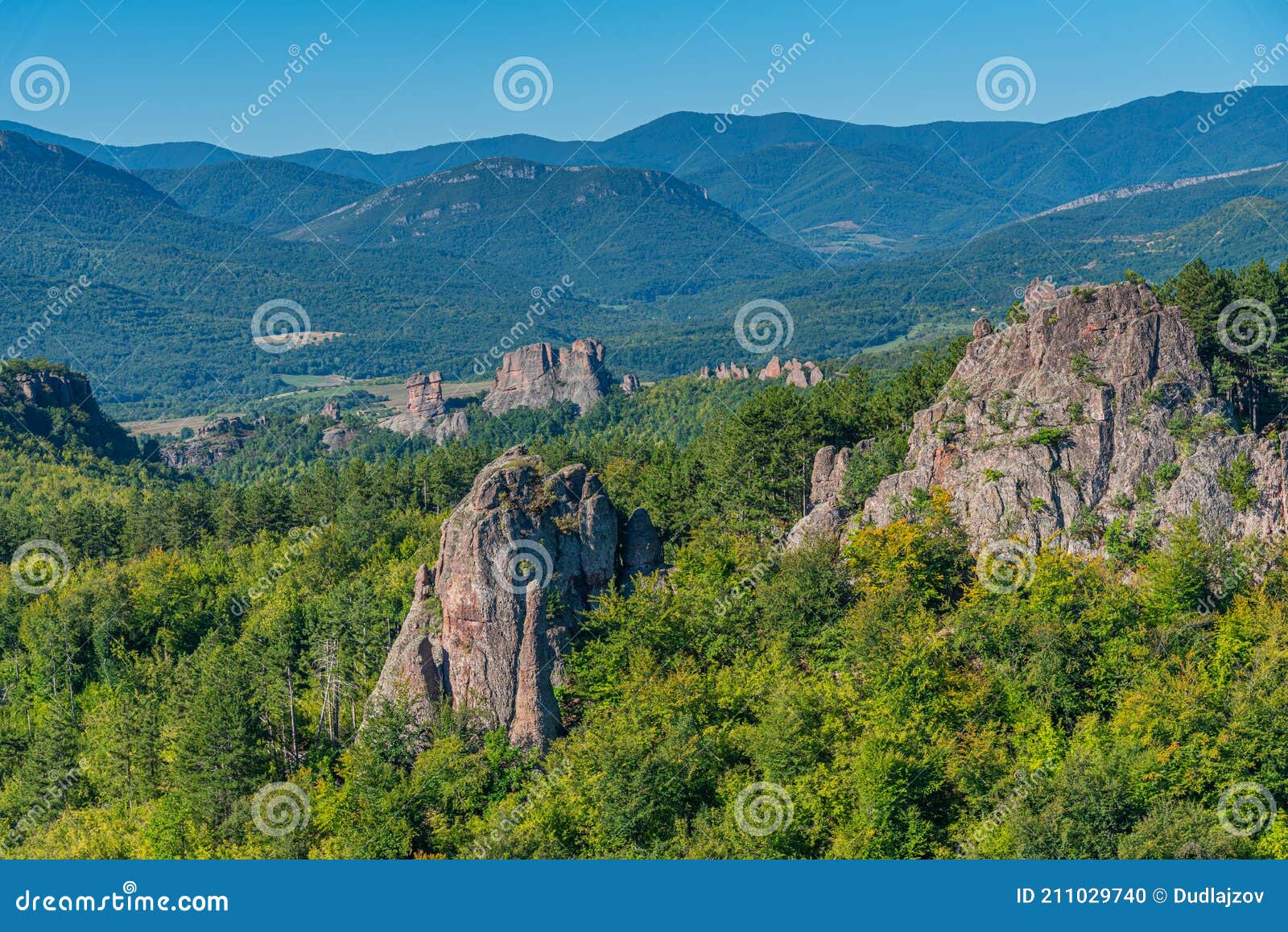 Rock Formations Called Belogradchik Rocks in Bulgaria Stock Photo ...