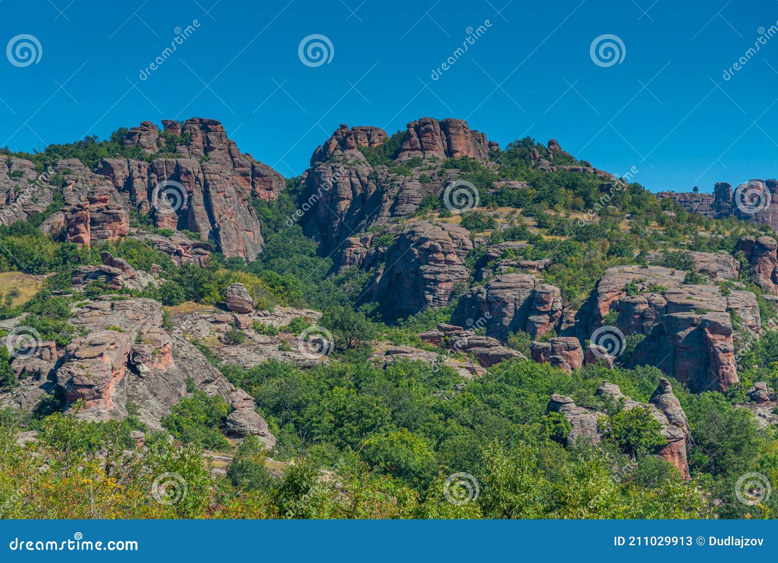 Rock Formations Called Belogradchik Rocks in Bulgaria Stock Image ...