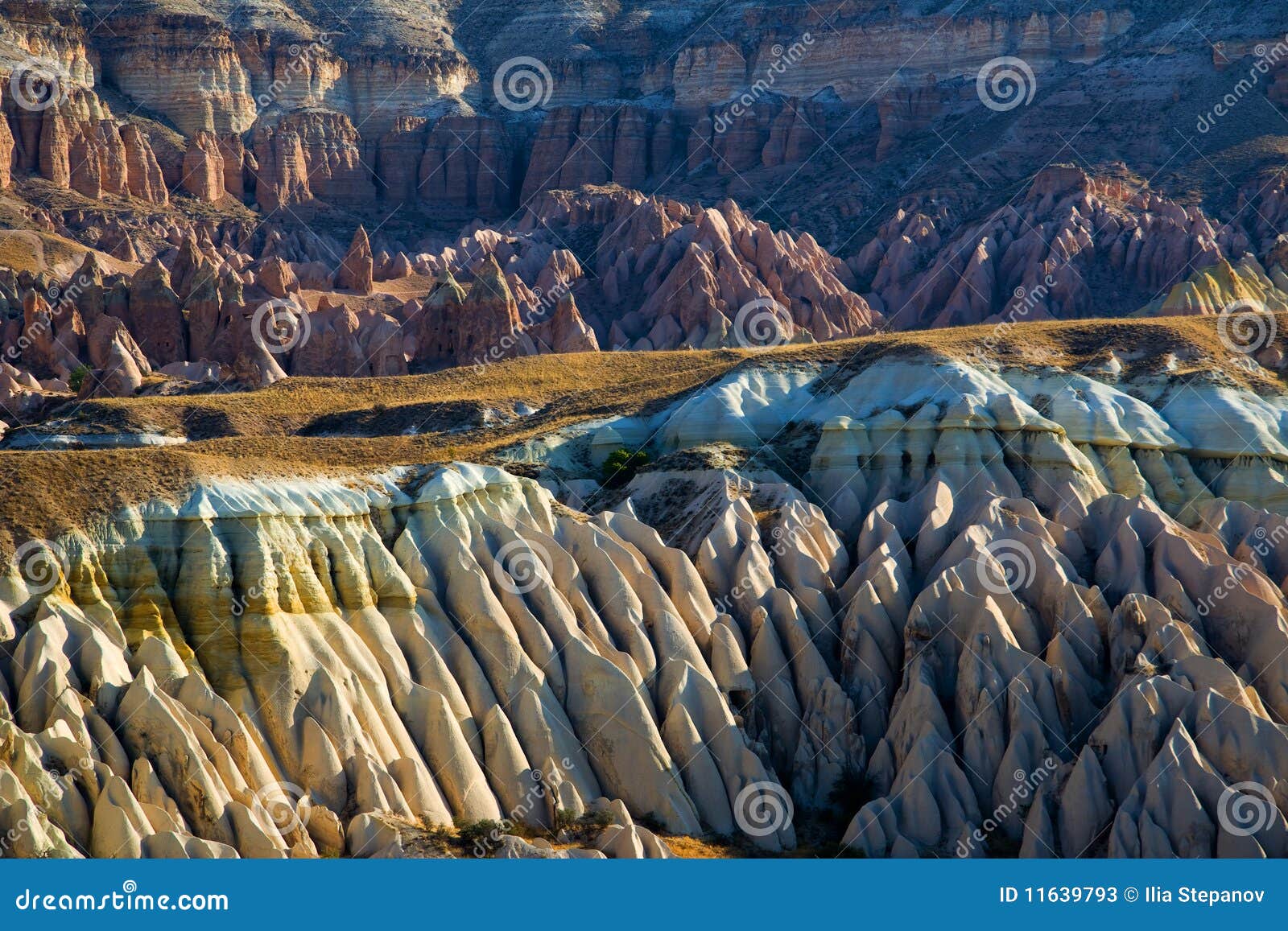 Rock Formations in Cappadocia Stock Image - Image of goreme, rock: 11639793