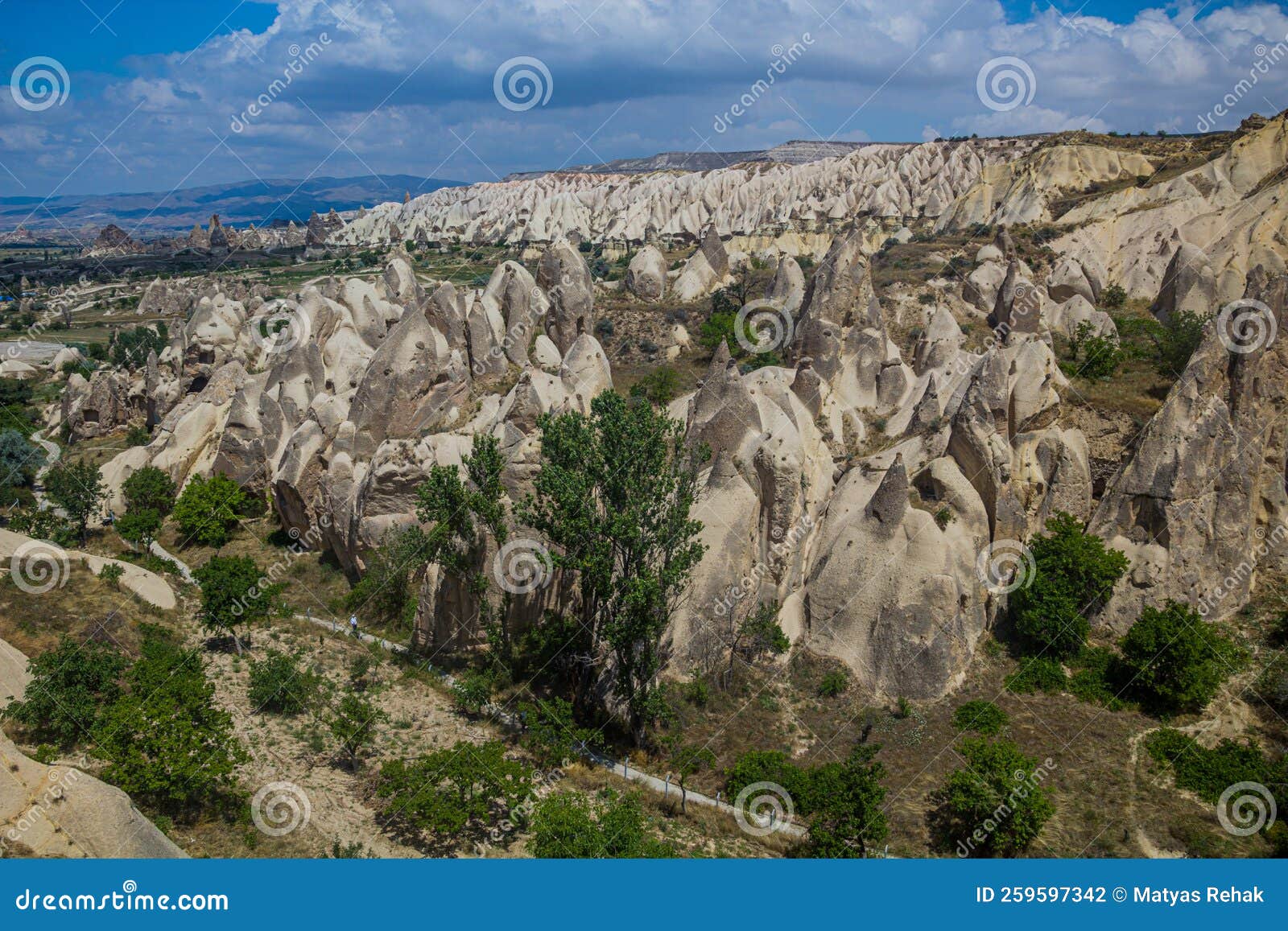 Rock Formations in Cappadocia, Turk Stock Photo - Image of unesco ...