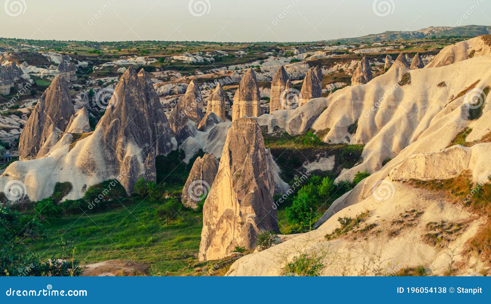 Rock Formations in Cappadocia Turkey. Stock Photo - Image of natural ...