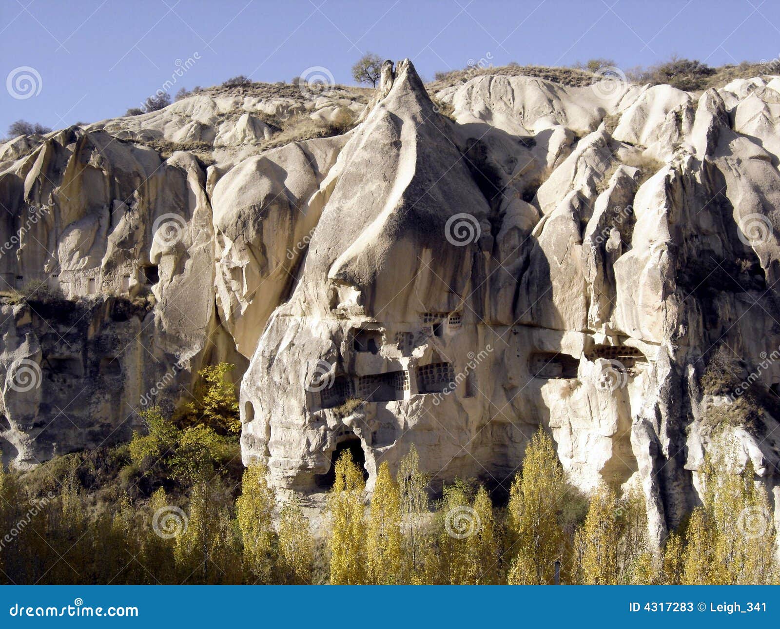 Rock Formations in Cappadocia, Turkey Stock Image - Image of park ...