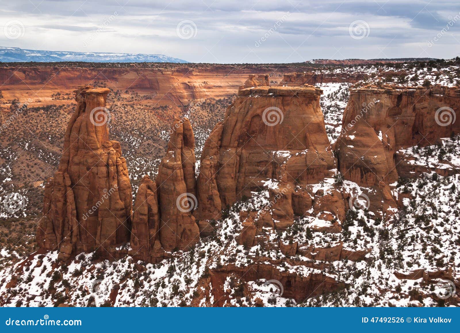 Rock Formations of Colorado National Monument Stock Photo - Image of ...
