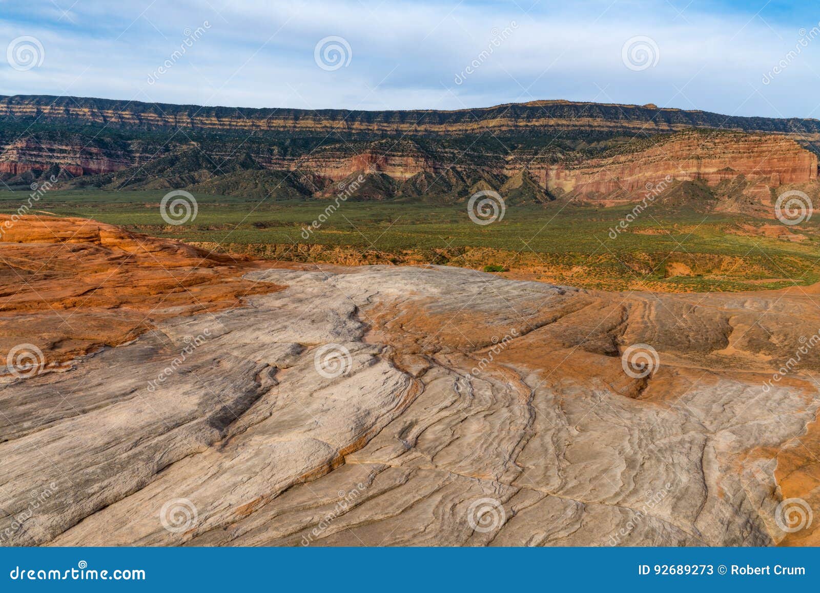 Rock Formations at Dance Hall Rock in Southern Utah Stock Image - Image ...