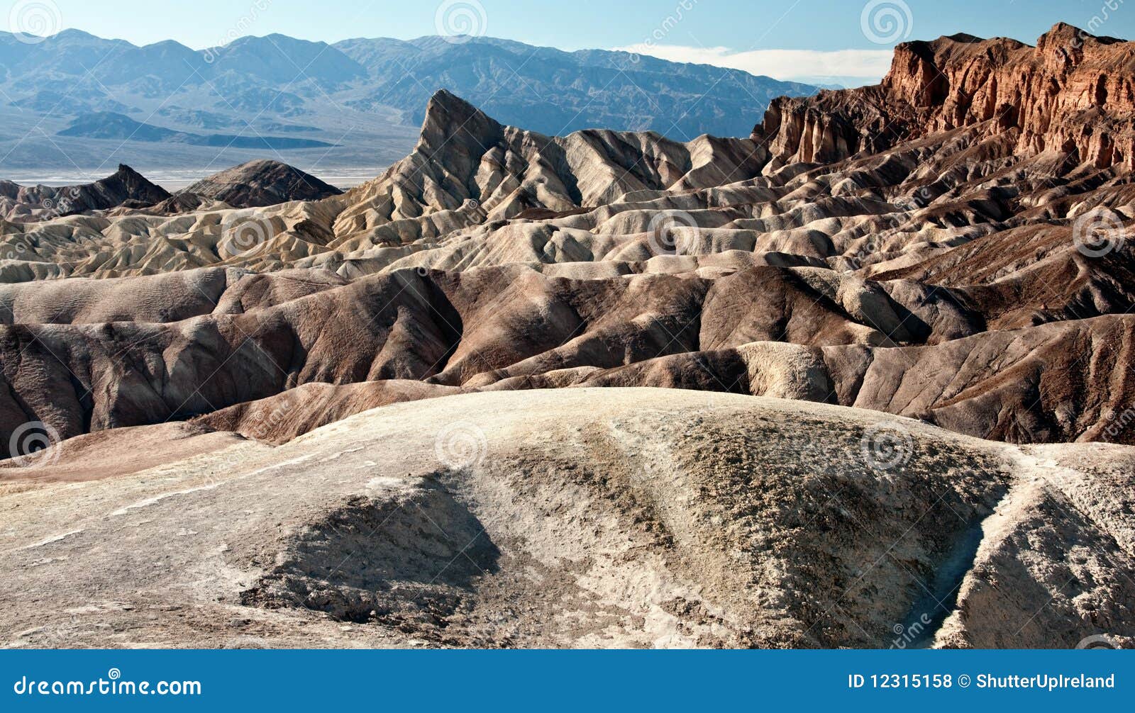 Rock Formations at Death Valley, Ca, Usa Stock Photo - Image of ...