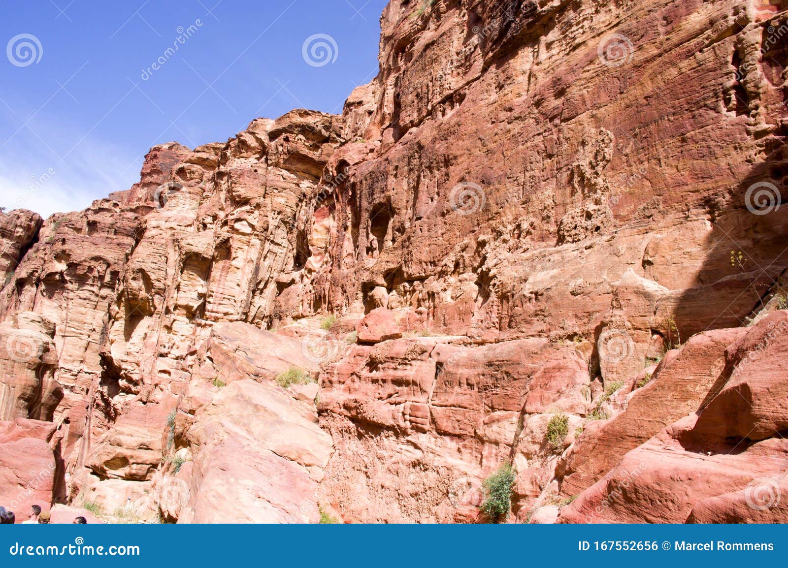 Rock Formations in the Desert Stock Photo - Image of jordanian, erosion ...