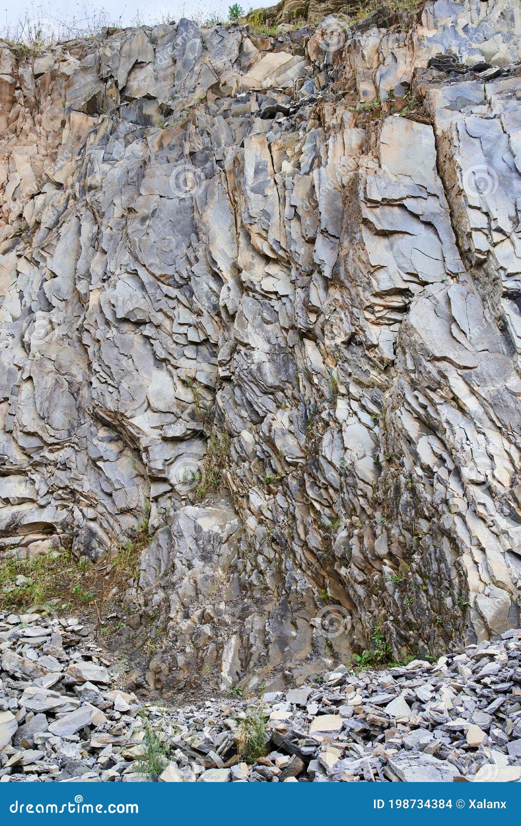 Rock Formations in Geological Layers Stock Photo - Image of design ...