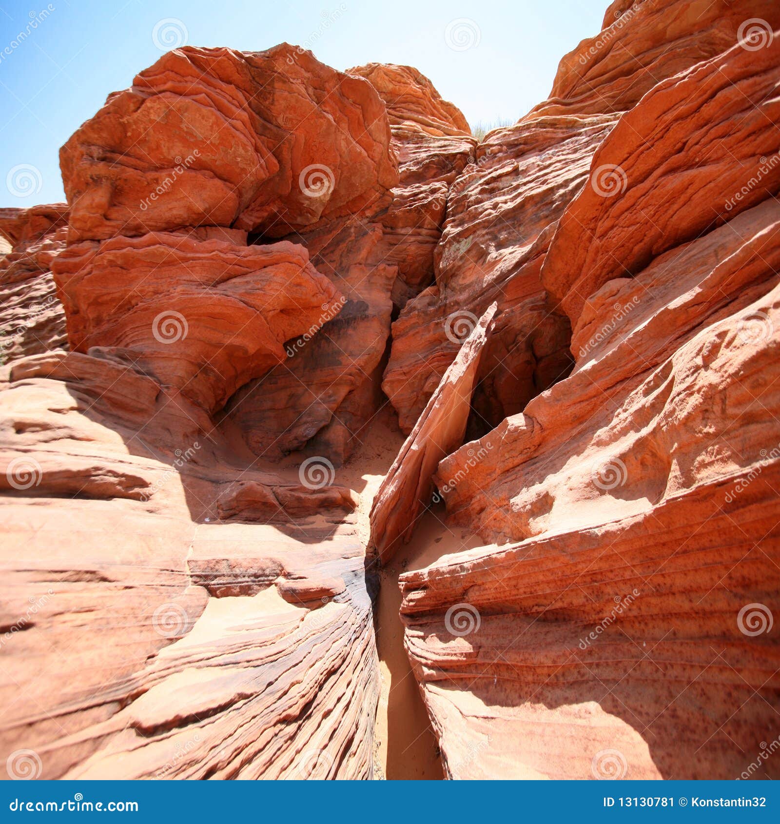 Rock Formations in Glen Canyon Stock Image - Image of erosion ...