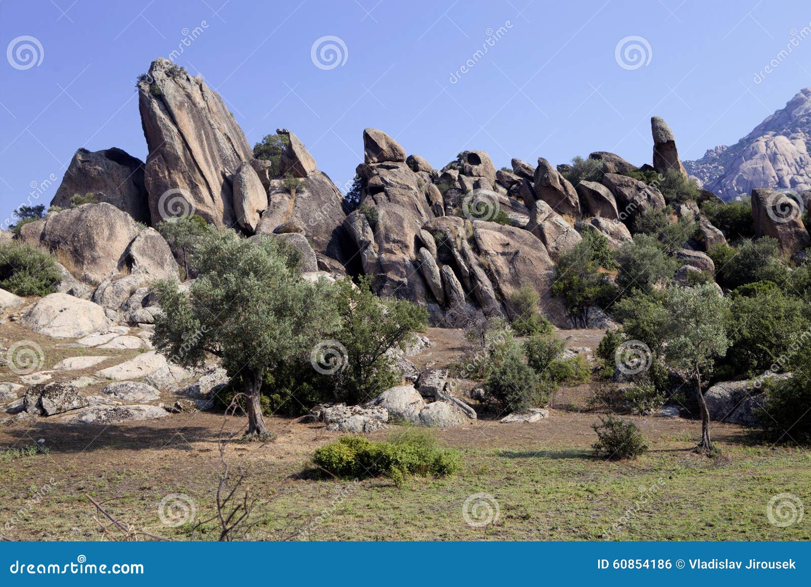 Rock Formations on Lake Bafa, Turkey Stock Photo - Image of rock ...
