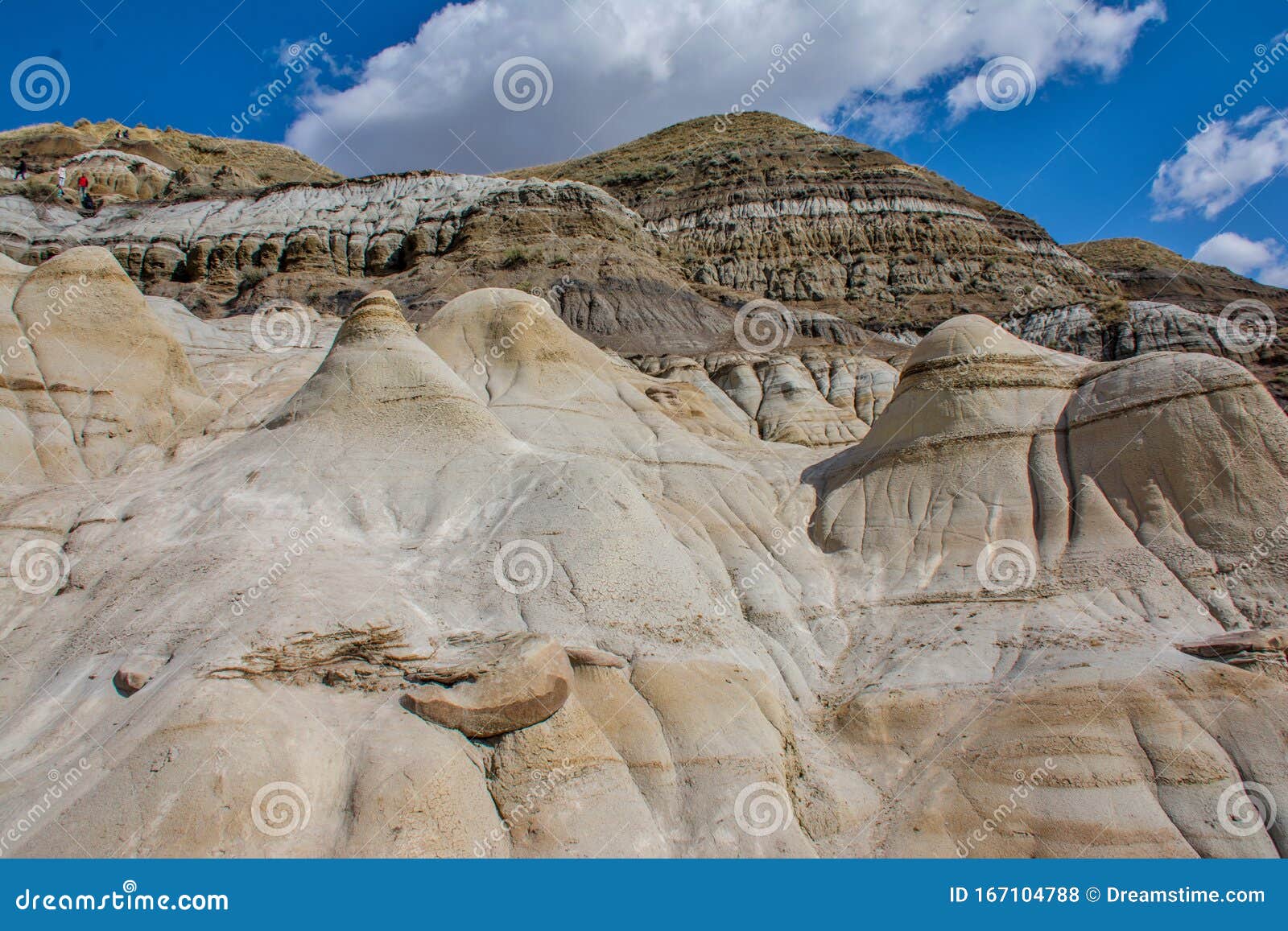 Badlands Drumheller Alberta Rock Formations Stock Photo - Image of ...