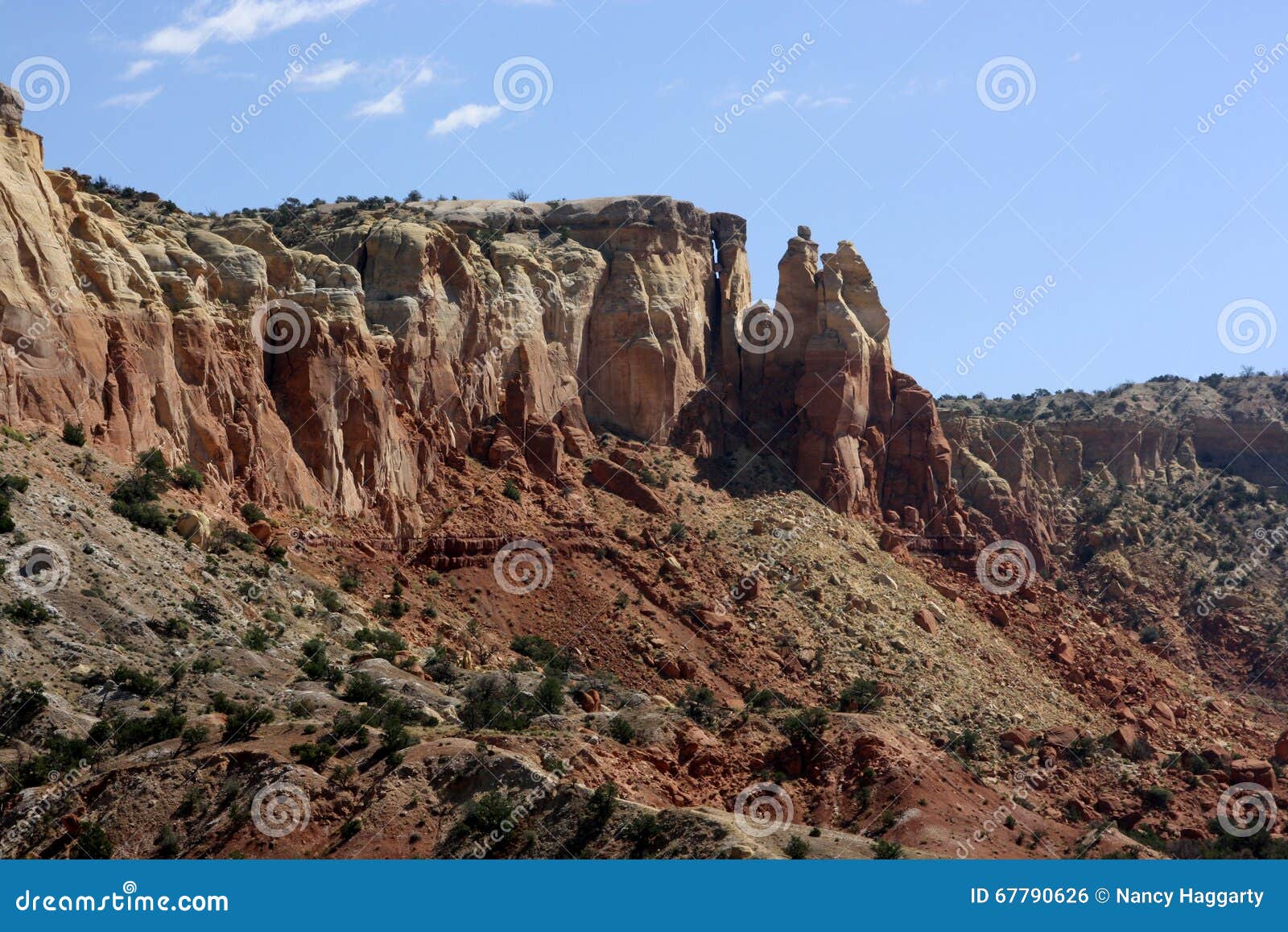 Rock Formations in New Mexico Stock Photo - Image of rock, sandstone ...