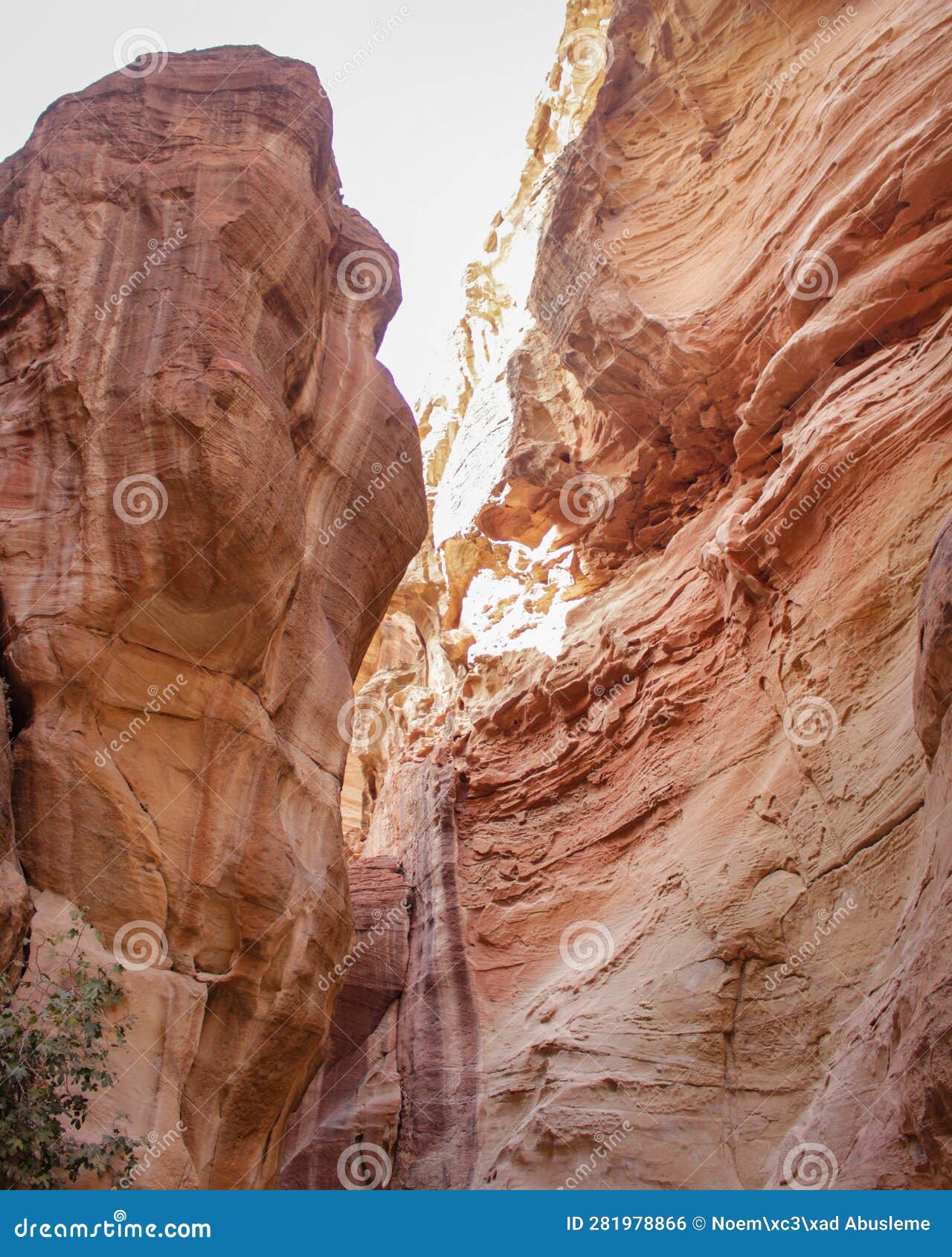 Rock Formations in Petra, Jordan Stock Photo - Image of landscape ...