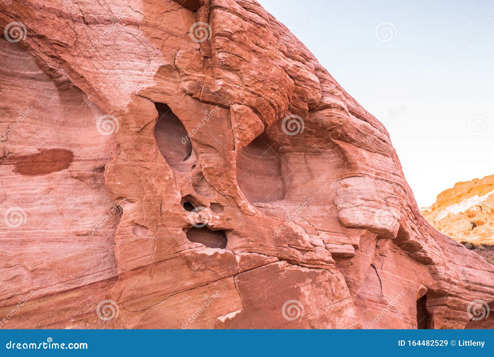 Rock Formations from Valley of Fire State Park in Nevada Stock Image ...