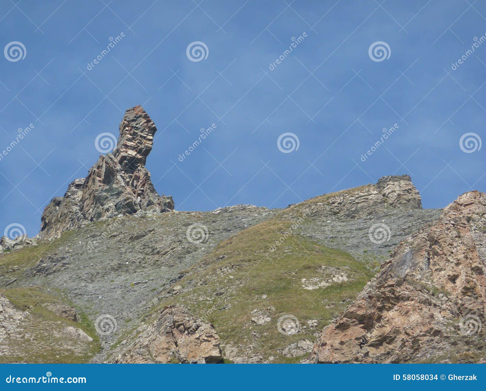 Rock formations stock photo. Image of clad, cover, closeup - 58058034