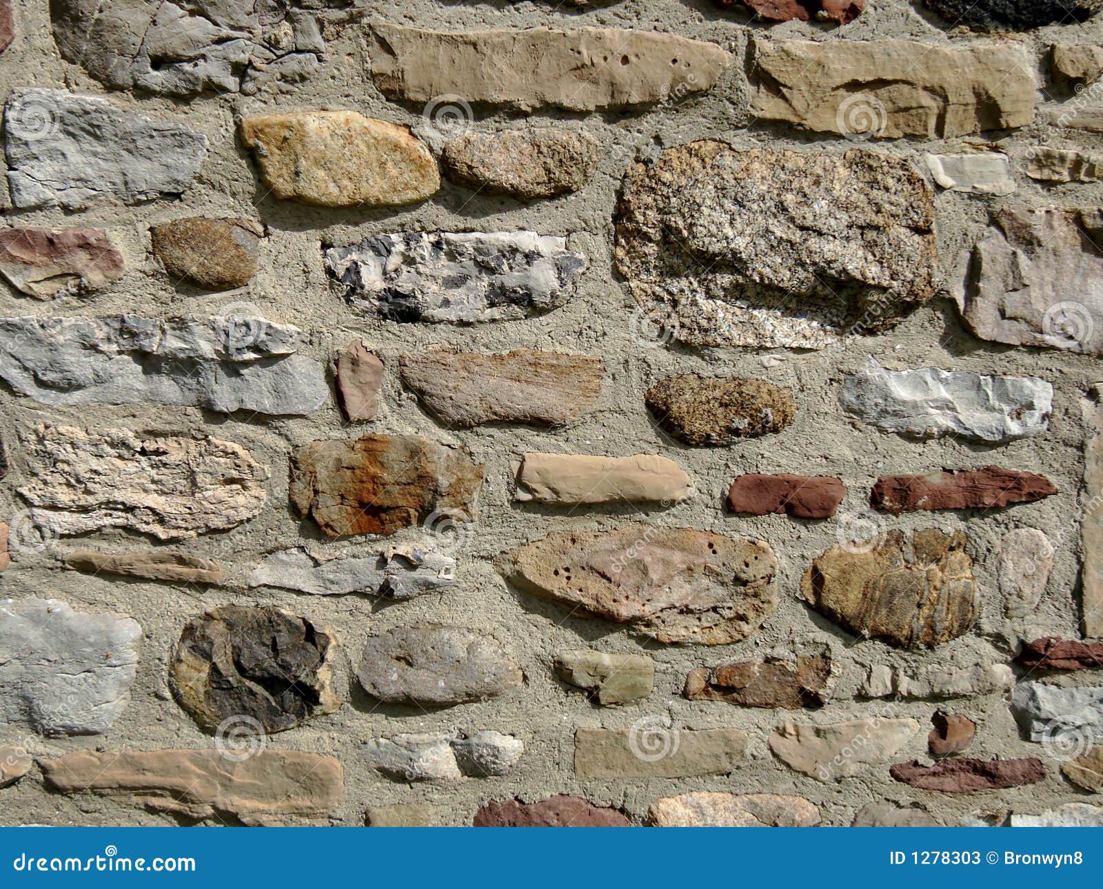 Rock foundation wall stock image. Image of pattern, rough - 1278303