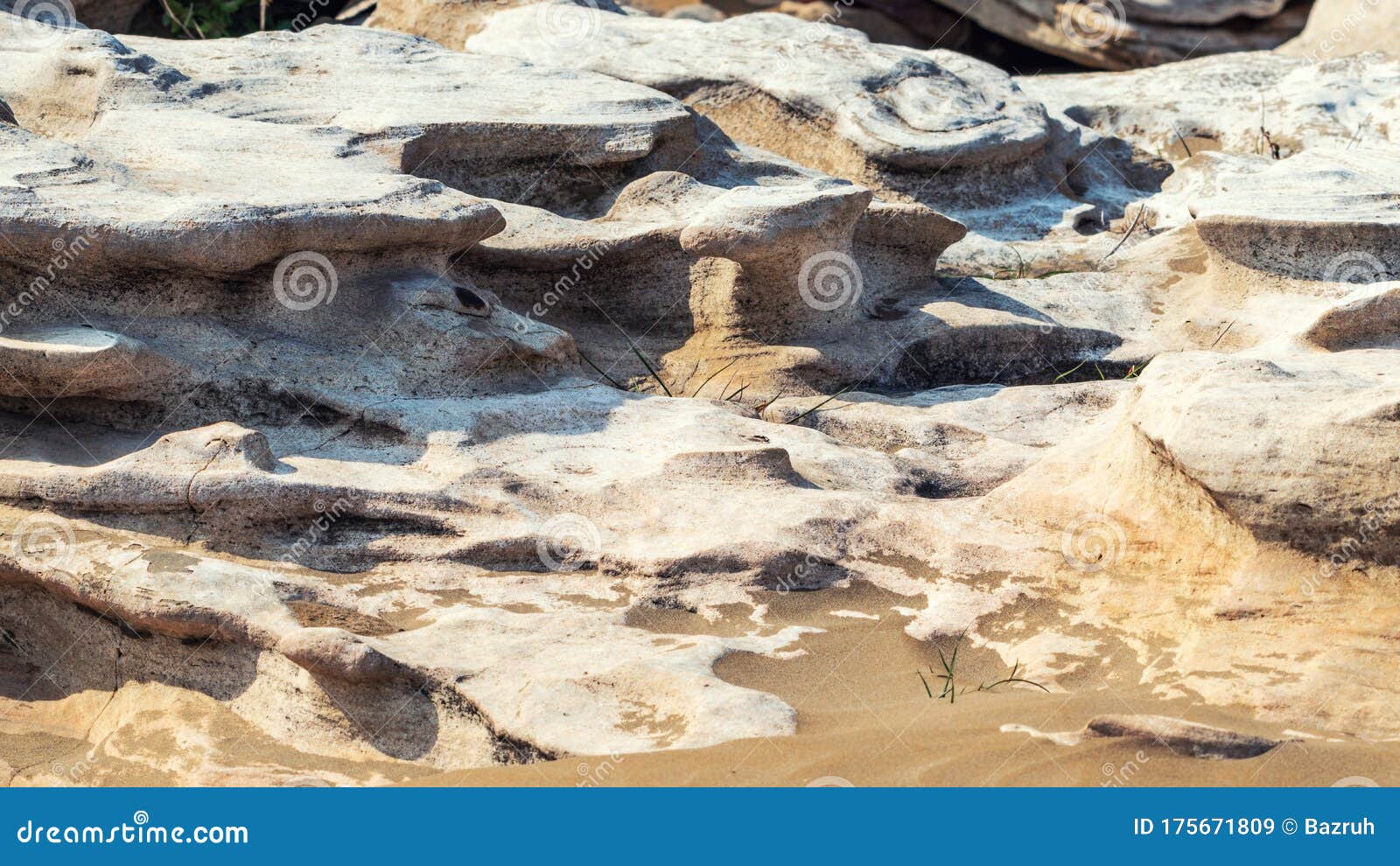 Rock Fragments on the Shore Stock Image - Image of fragments, stone ...