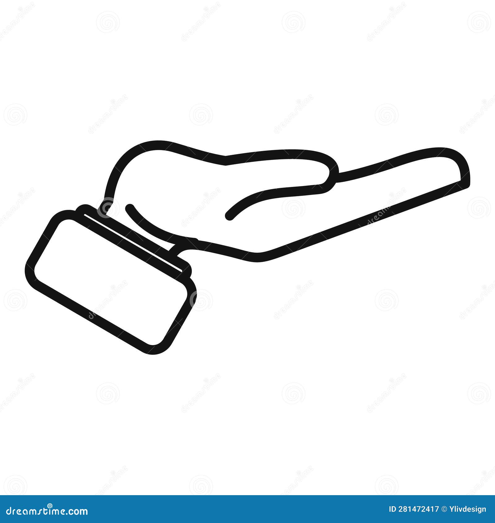 Rock Gesture Icon Outline Vector. Rock Gesture Stock Vector ...