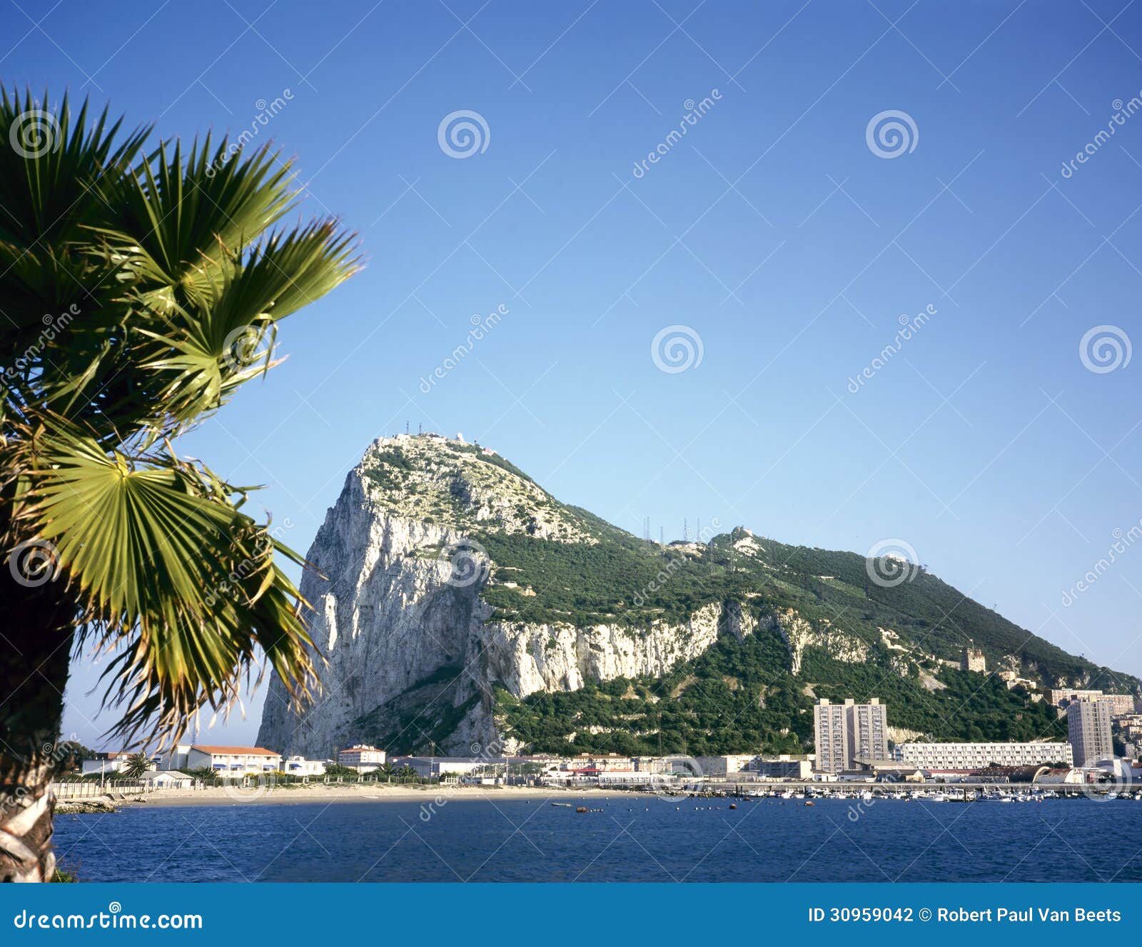 Rock of Gibraltar stock photo. Image of development, national - 30959042