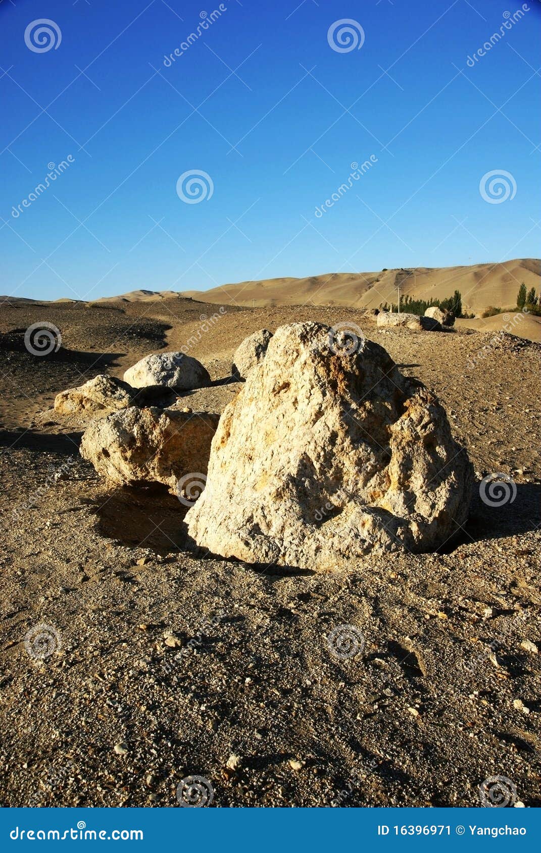 Rock in gobi desert stock image. Image of power, rock - 16396971
