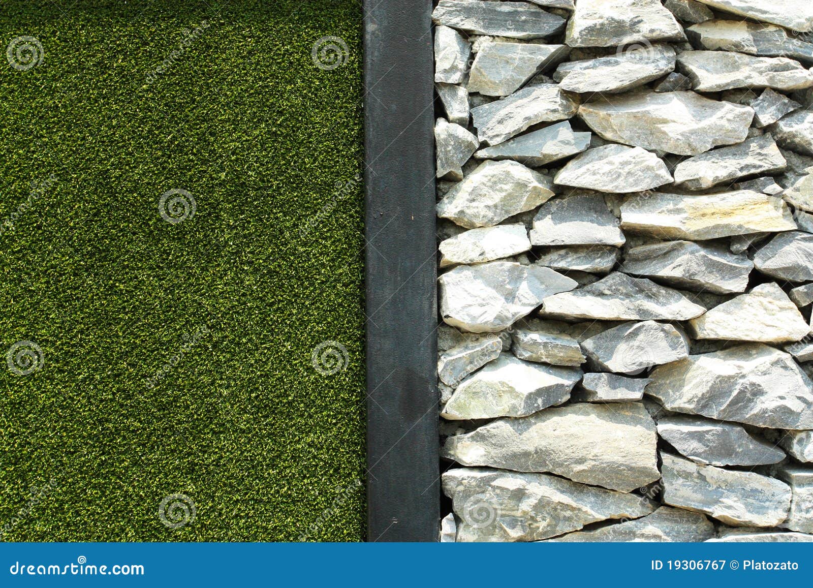 Rock and grass stock image. Image of cloud, summer, nature - 19306767