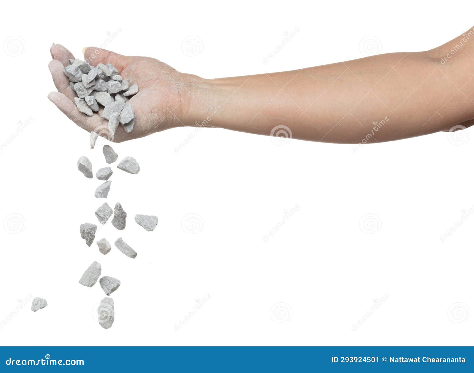 Rock Gravel Fall Down from Hand, Gray Stone Pebbles Rock Explode ...