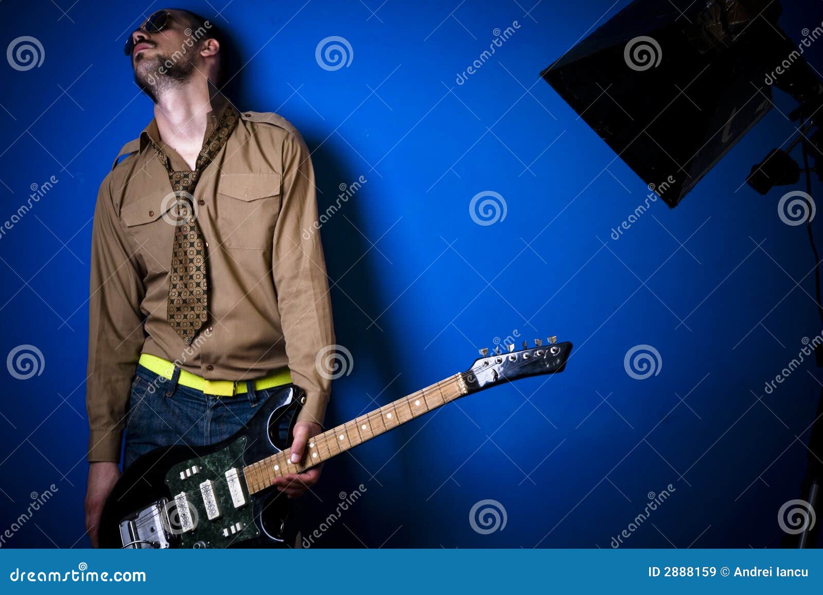 Rock guitar player stock image. Image of star, performer - 2888159