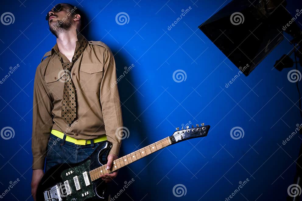 Rock guitar player stock image. Image of star, performer - 2888159