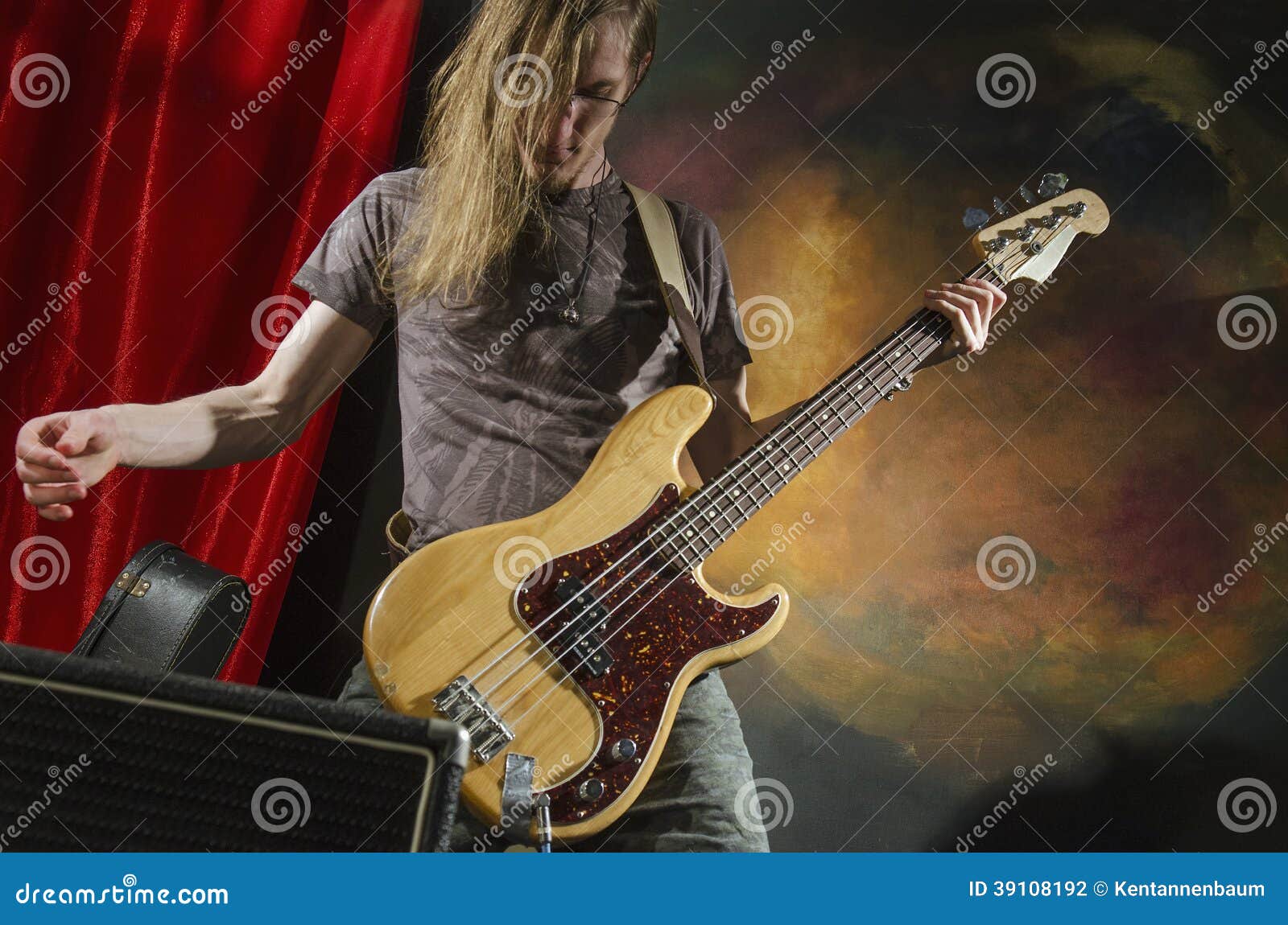 Rock guitar player_3 stock photo. Image of young, long - 39108192