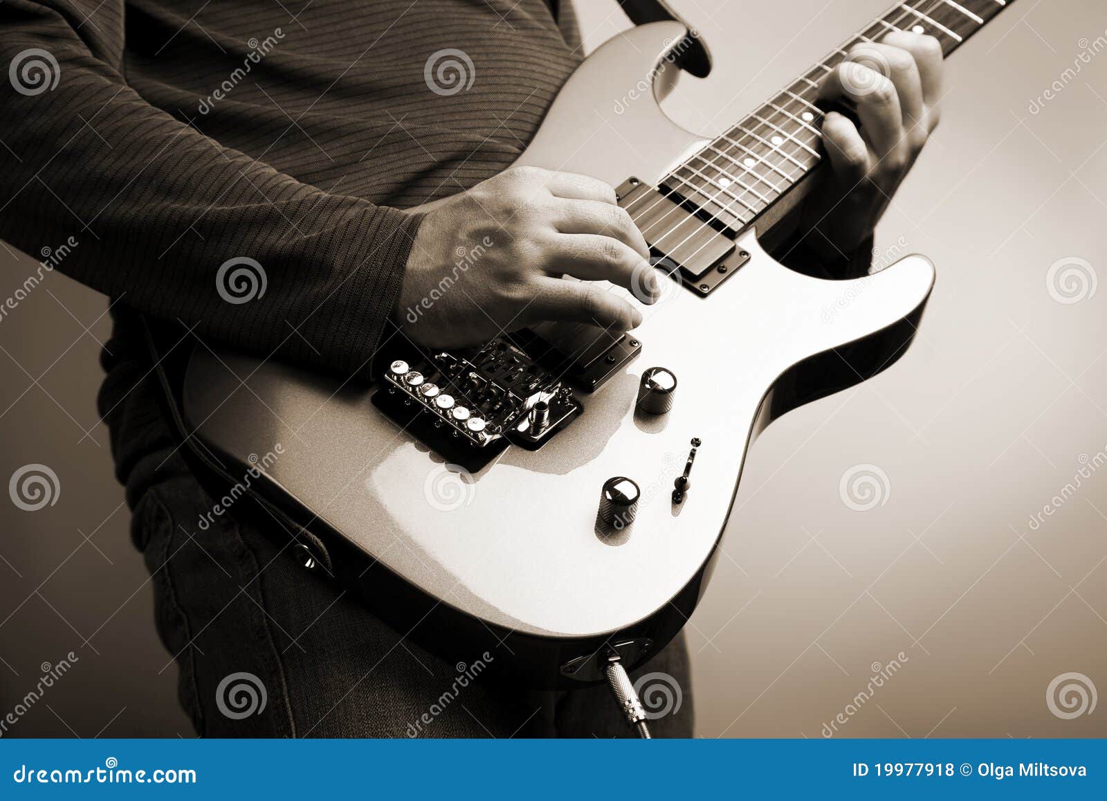 Rock guitarist stock photo. Image of music, rocker, hand - 19977918