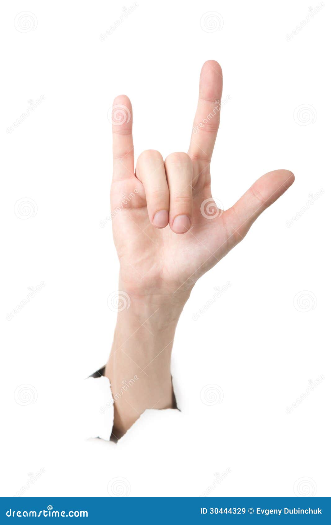 Rock hand gesture stock image. Image of hand, background - 30444329