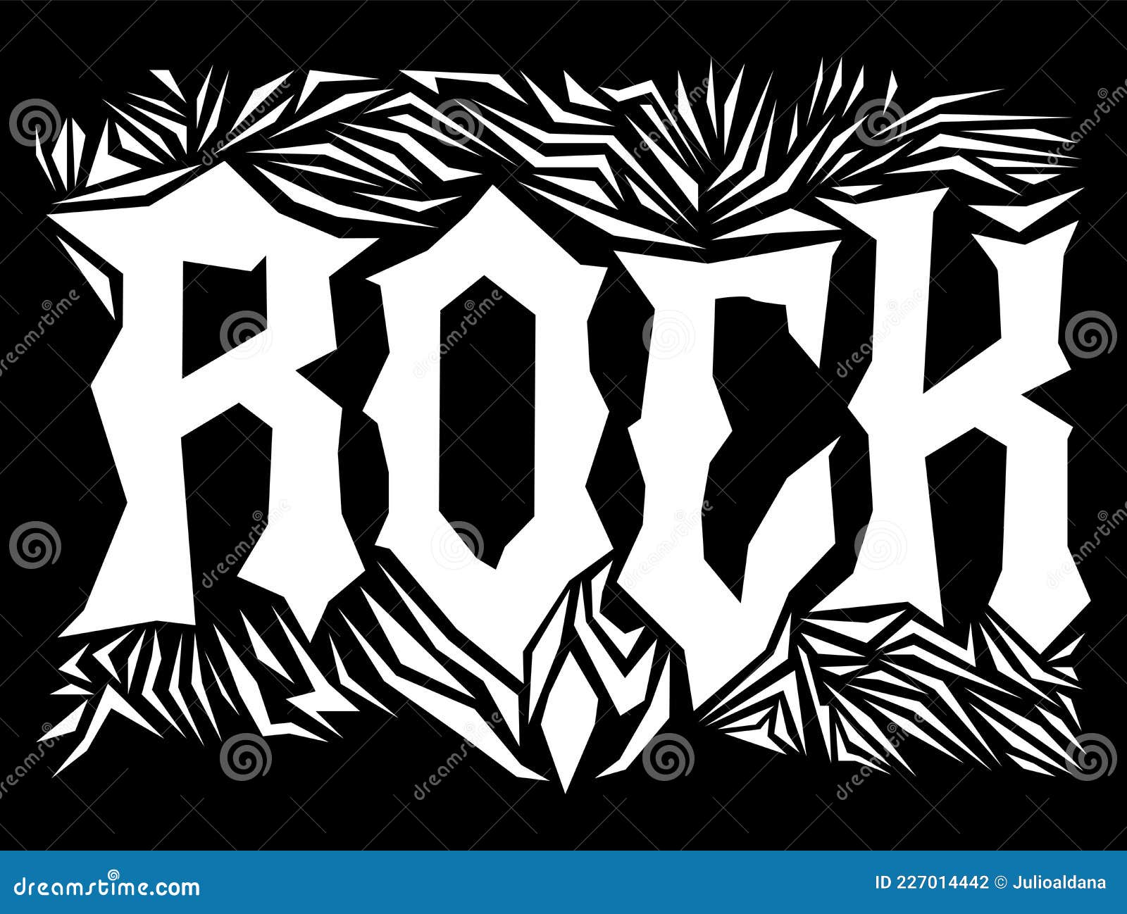 Rock Bar Hardcore Poster Design Template, Rock Pub Vector Poster ...